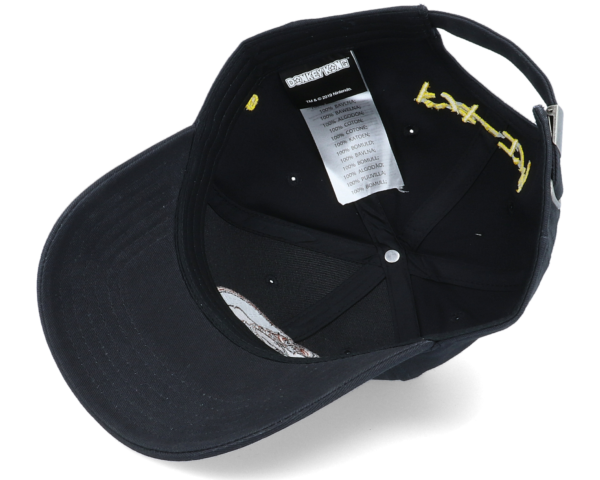 Nintendo Donkey Kong Black Adjustable - Difuzed caps - Hatstoreworld.com
