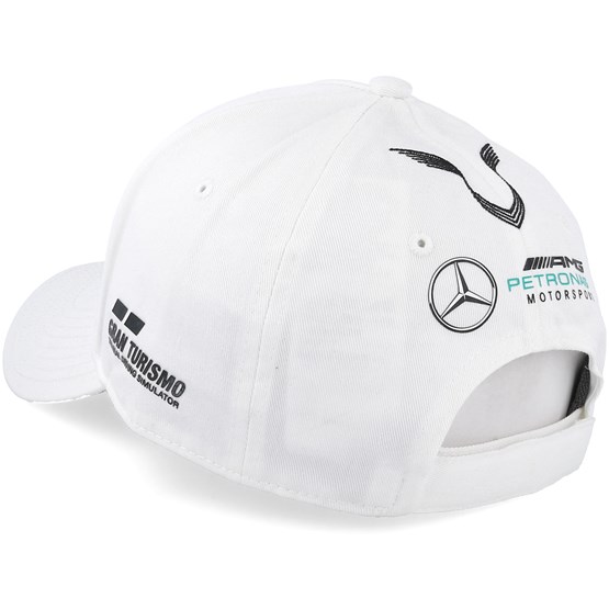 Lewis Hamilton Drivers Cap White Adjustable - Mercedes caps ...