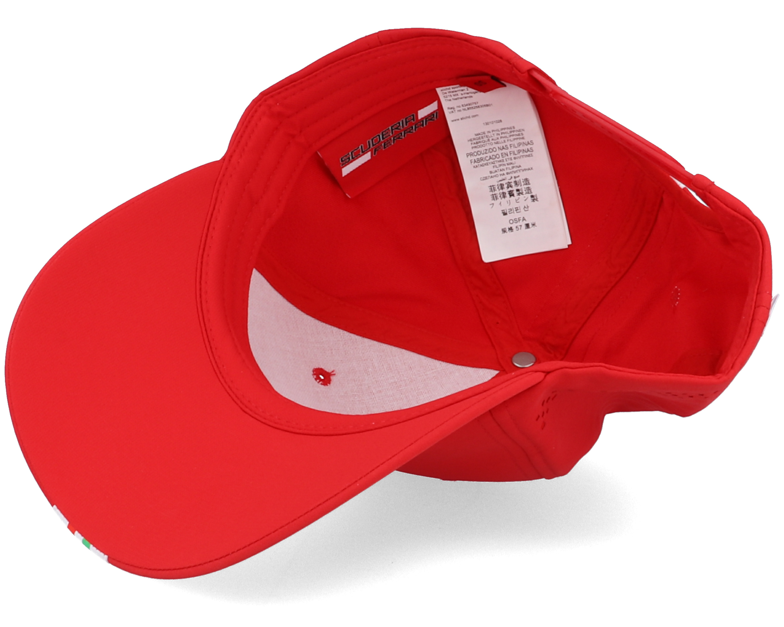 Ferrari Italian Flag Red Adjustable - Formula One caps - Hatstoreworld.com