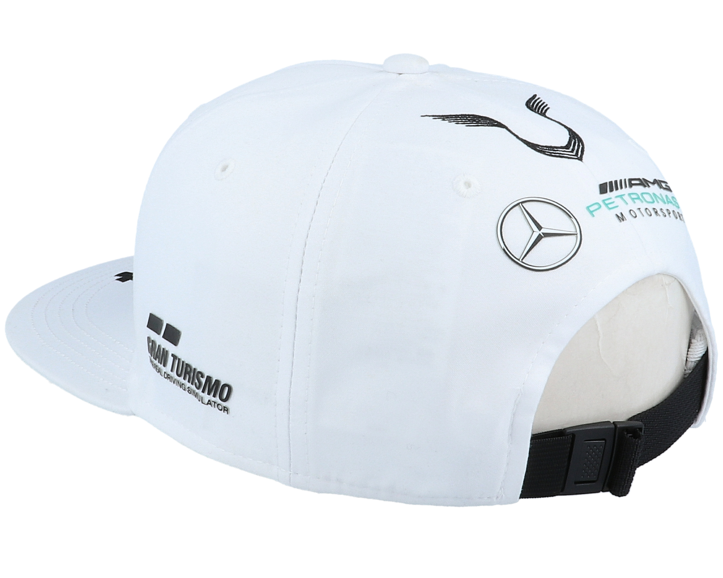 Mercedes Rp Lewis Driver Flatbrim Cap White Snapback - Mercedes caps ...