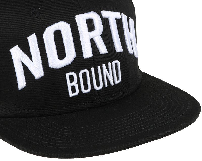 North Bound Black Snapback - Northern Hooligans caps - Hatstoreworld.com