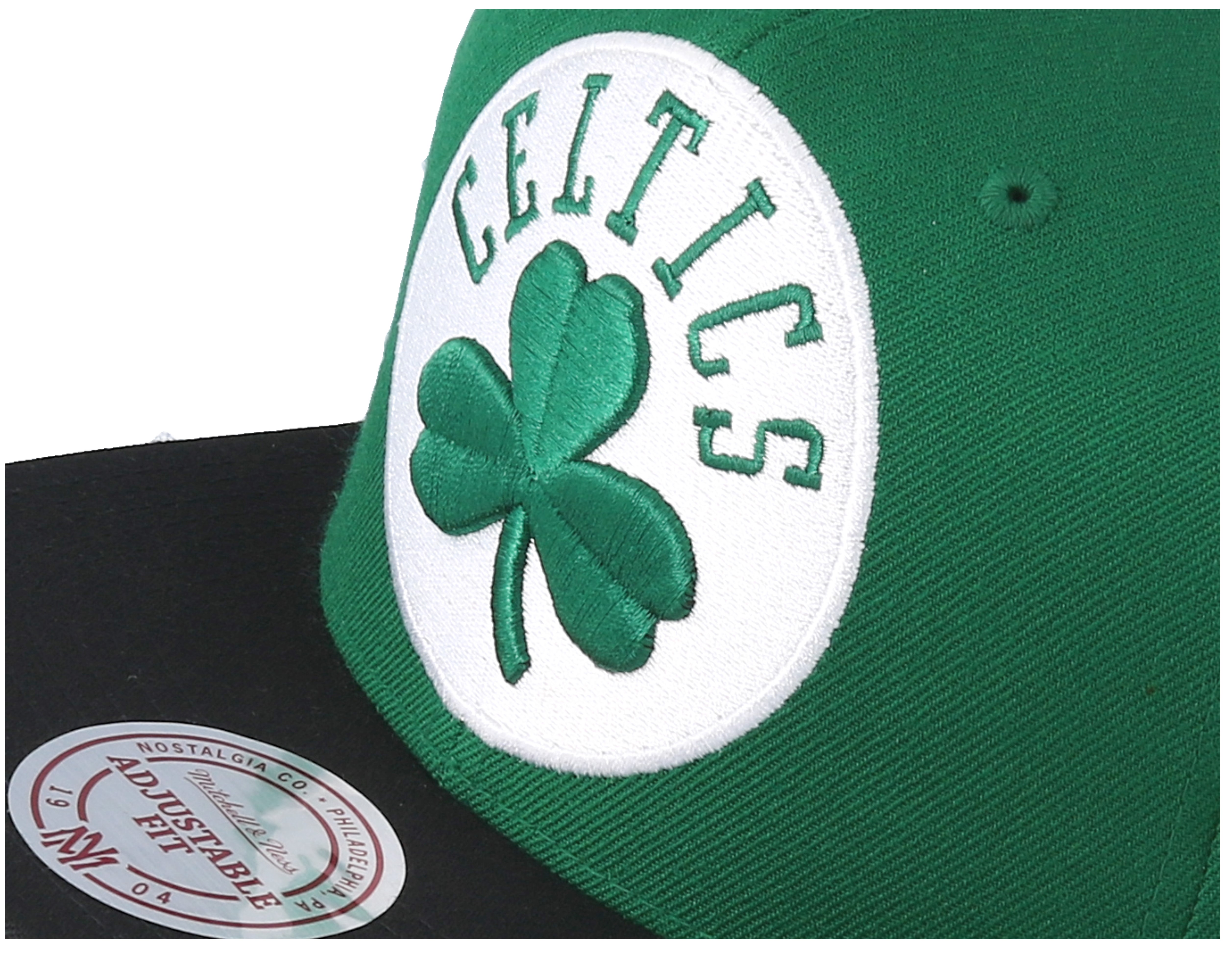 Boston Celtics XL 2 Logo 2 Tone Green Snapback - Mitchell & Ness caps ...