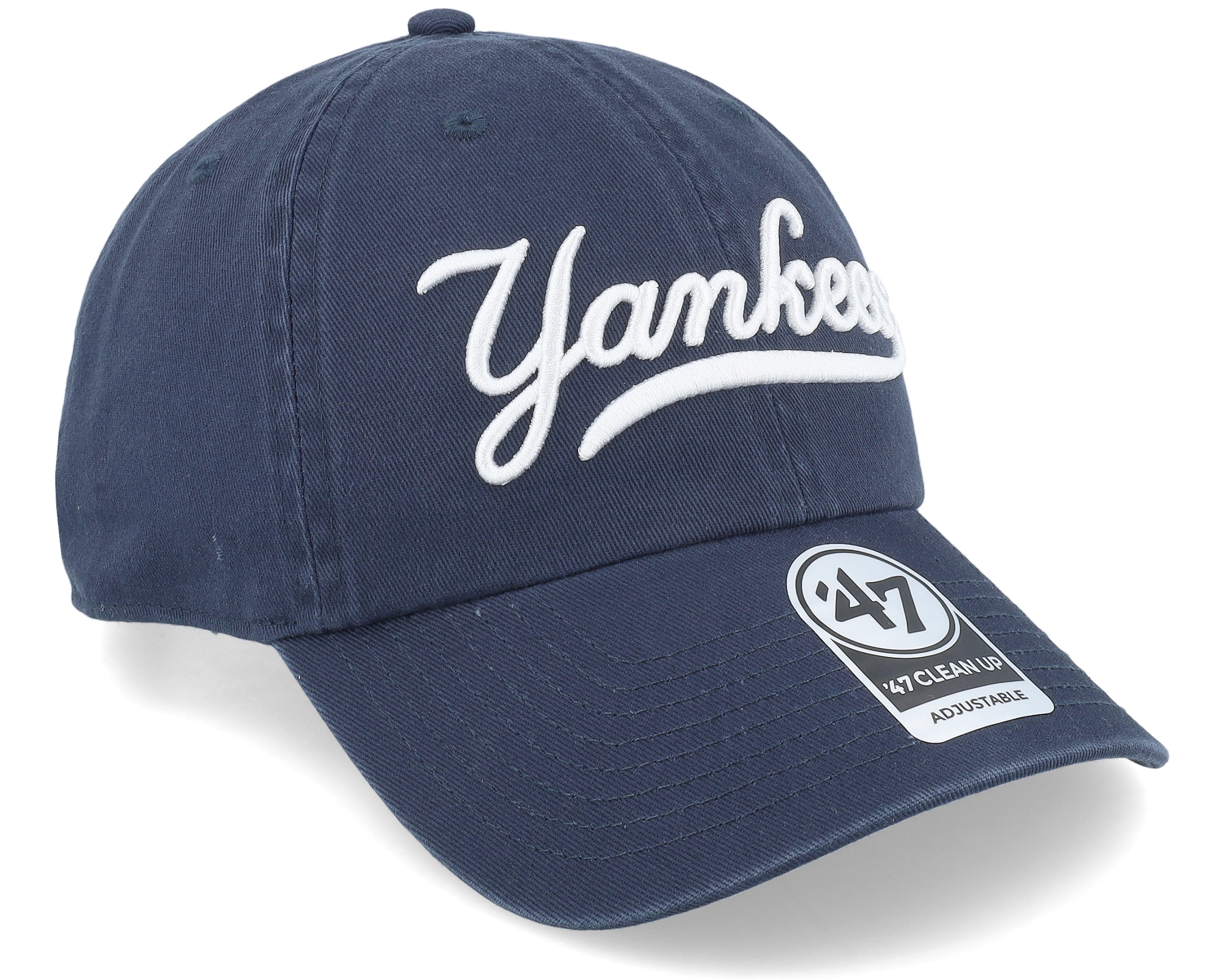 New York Yankees Script Clean Up Navy Adjustable - 47 Brand caps ...