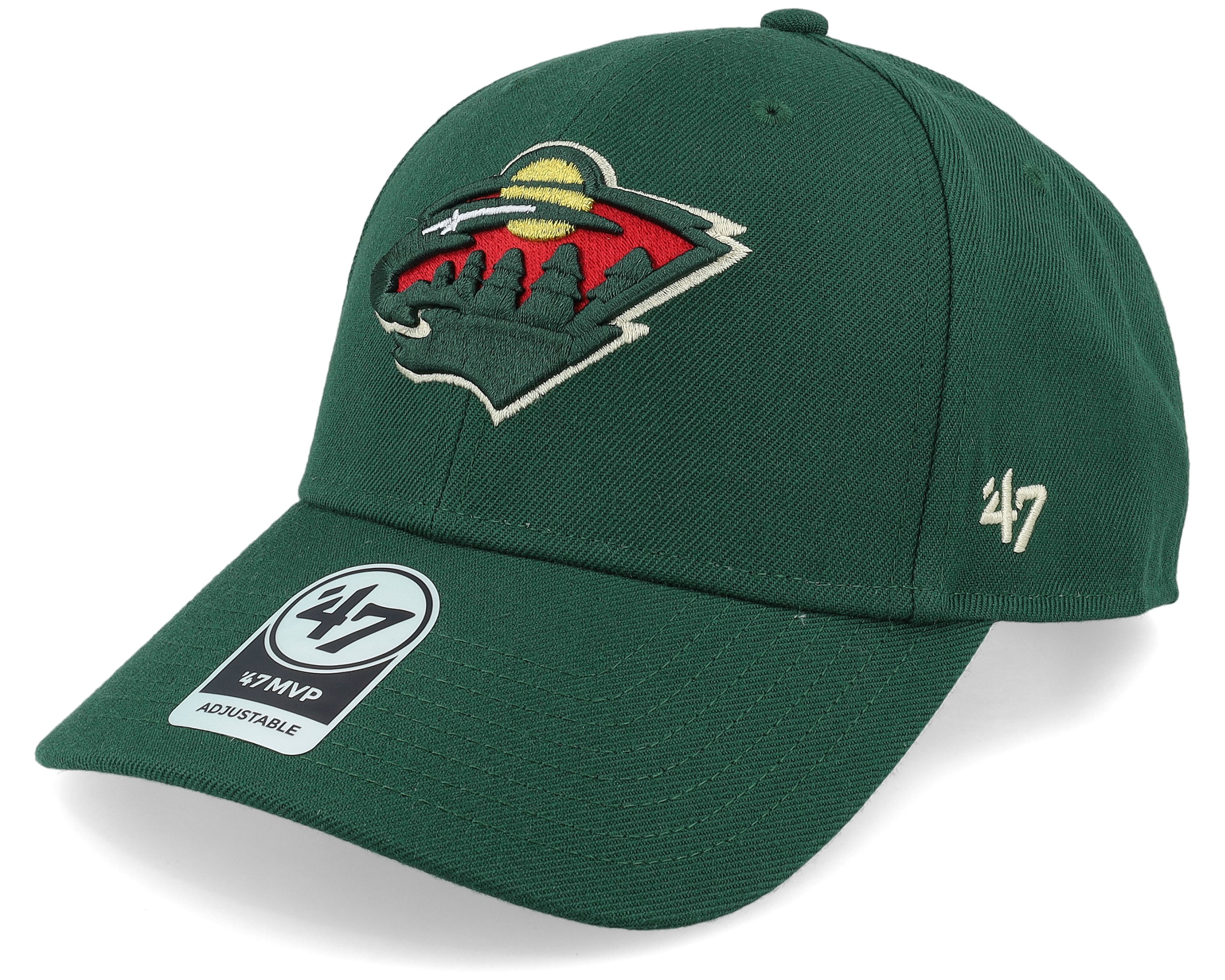 Minnesota Wild Mvp Green Adjustable - 47 Brand caps - Hatstoreworld.com