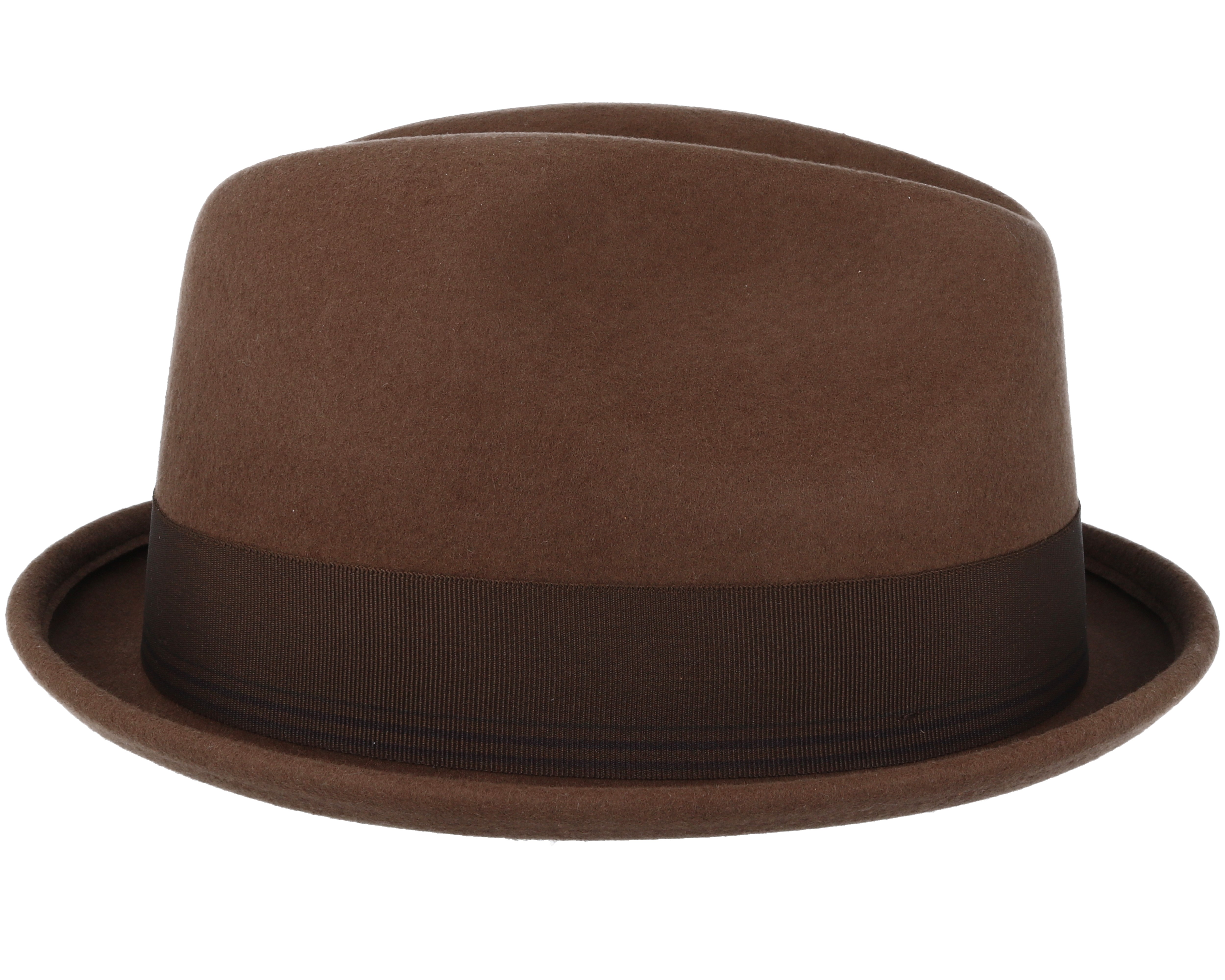 Gain Sepia Brown Fedora - Brixton hats - Hatstoreworld.com