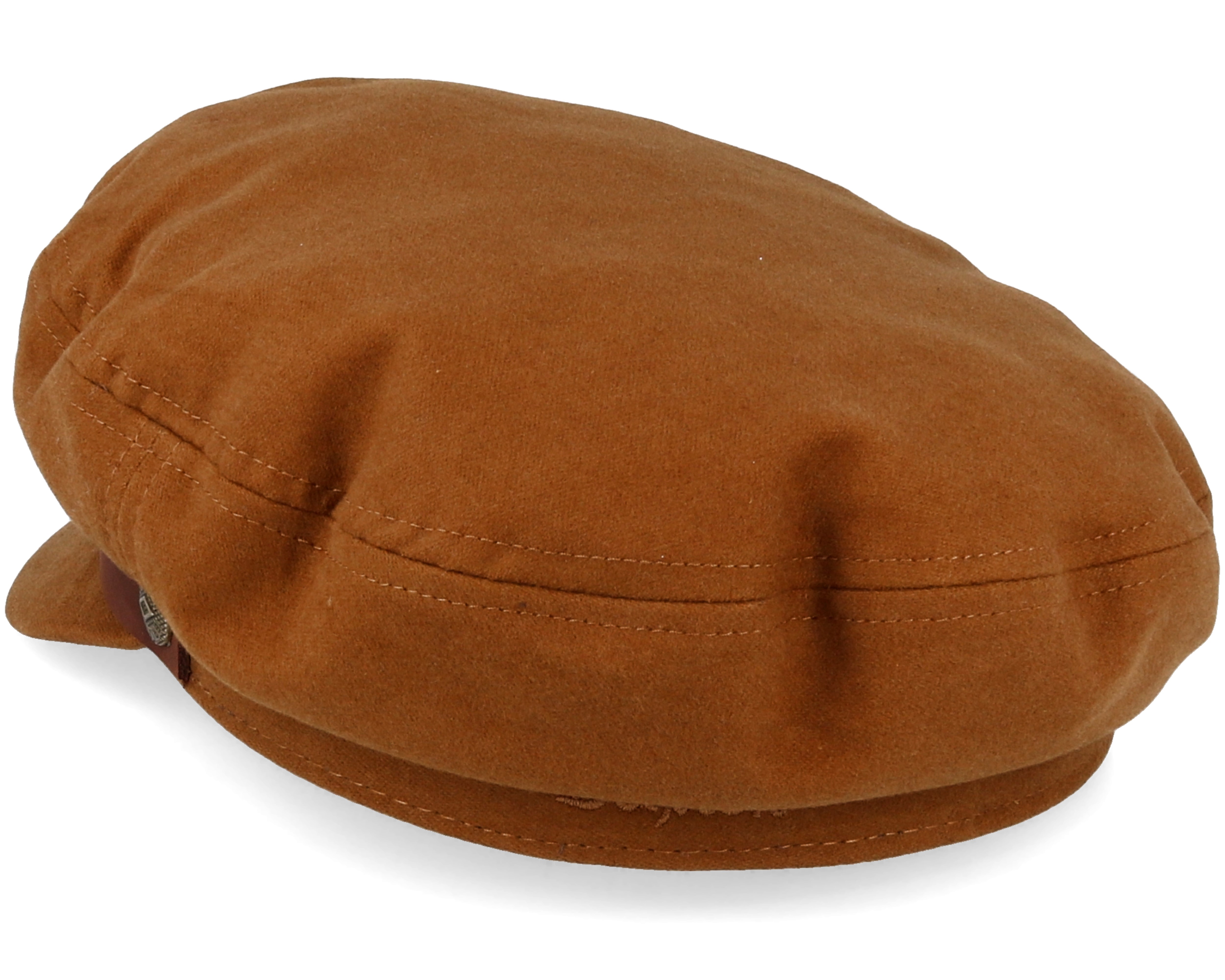 Fiddler Brown/Dark Brown Flat Cap - Brixton caps - Hatstoreworld.com