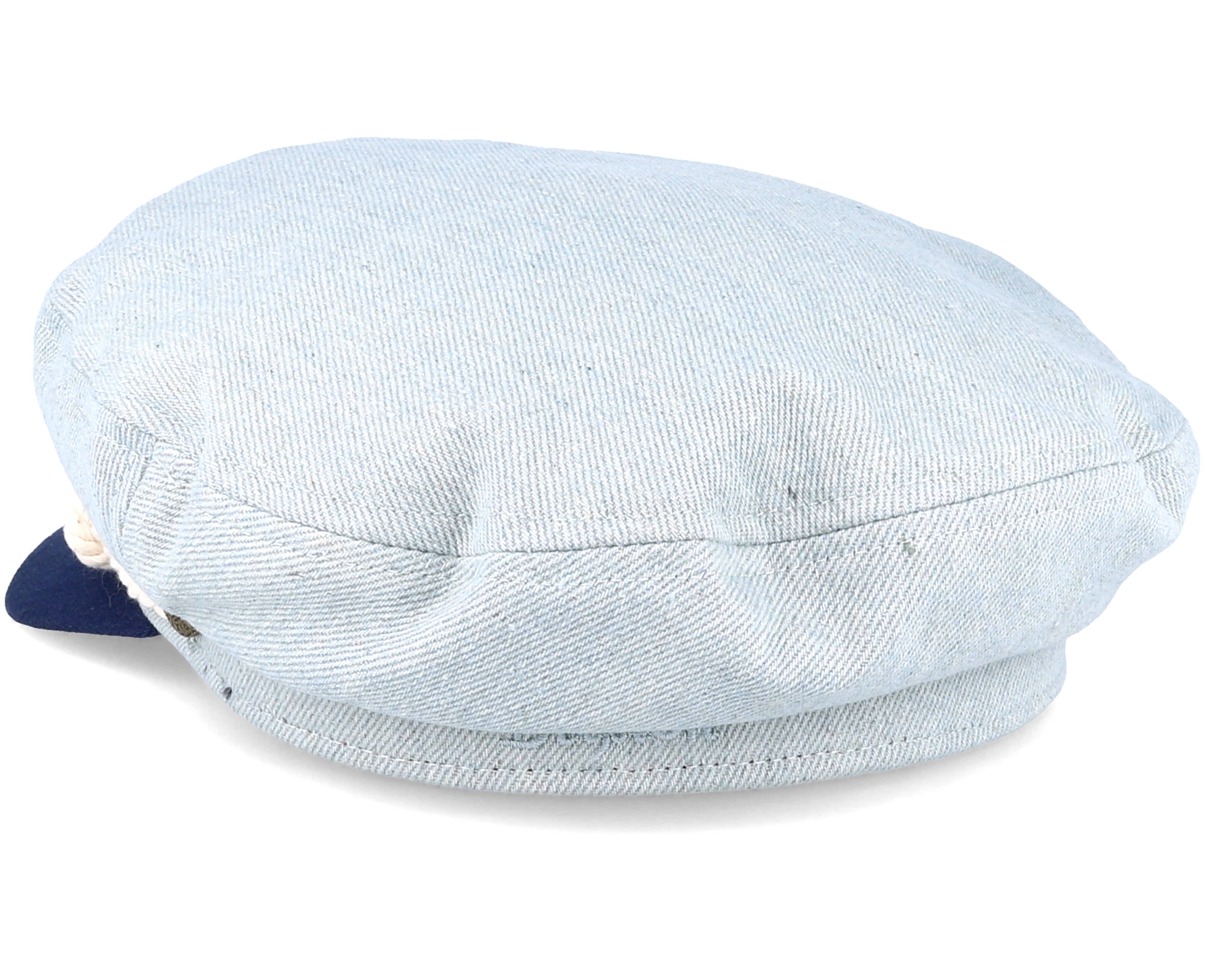 Fiddler Denim/Navy Flat Cap - Brixton caps - Hatstoreworld.com