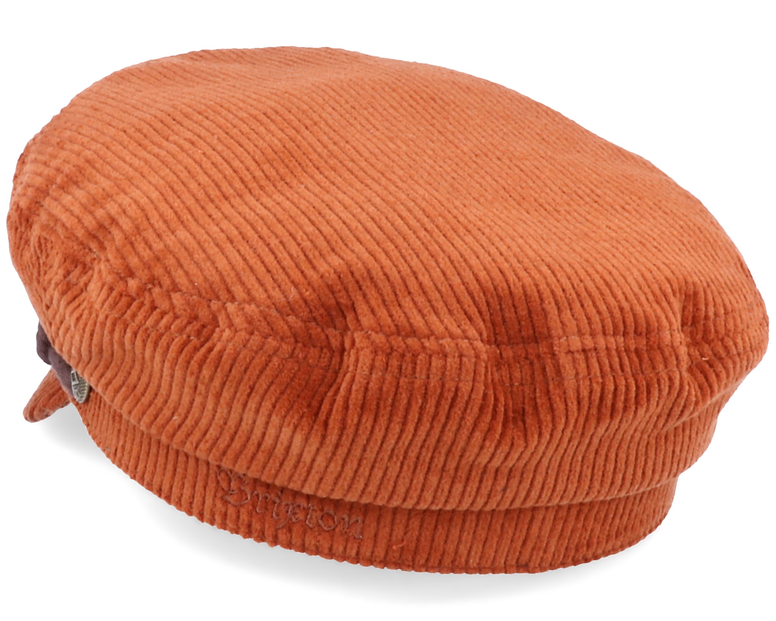Fiddler Rust Flat Cap - Brixton caps - Hatstoreworld.com