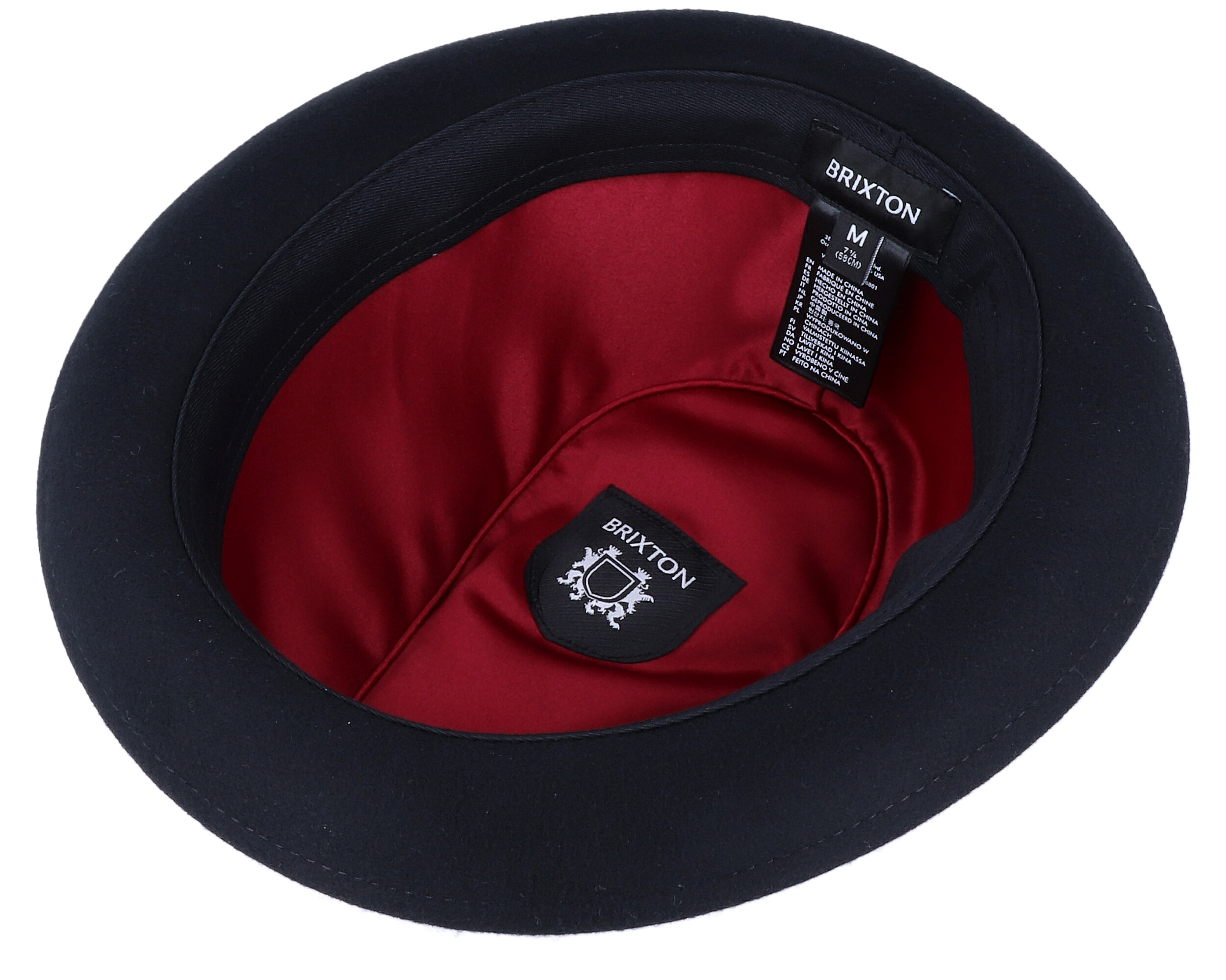 Gain Black Xl Fedora - Brixton hats - Hatstoreworld.com