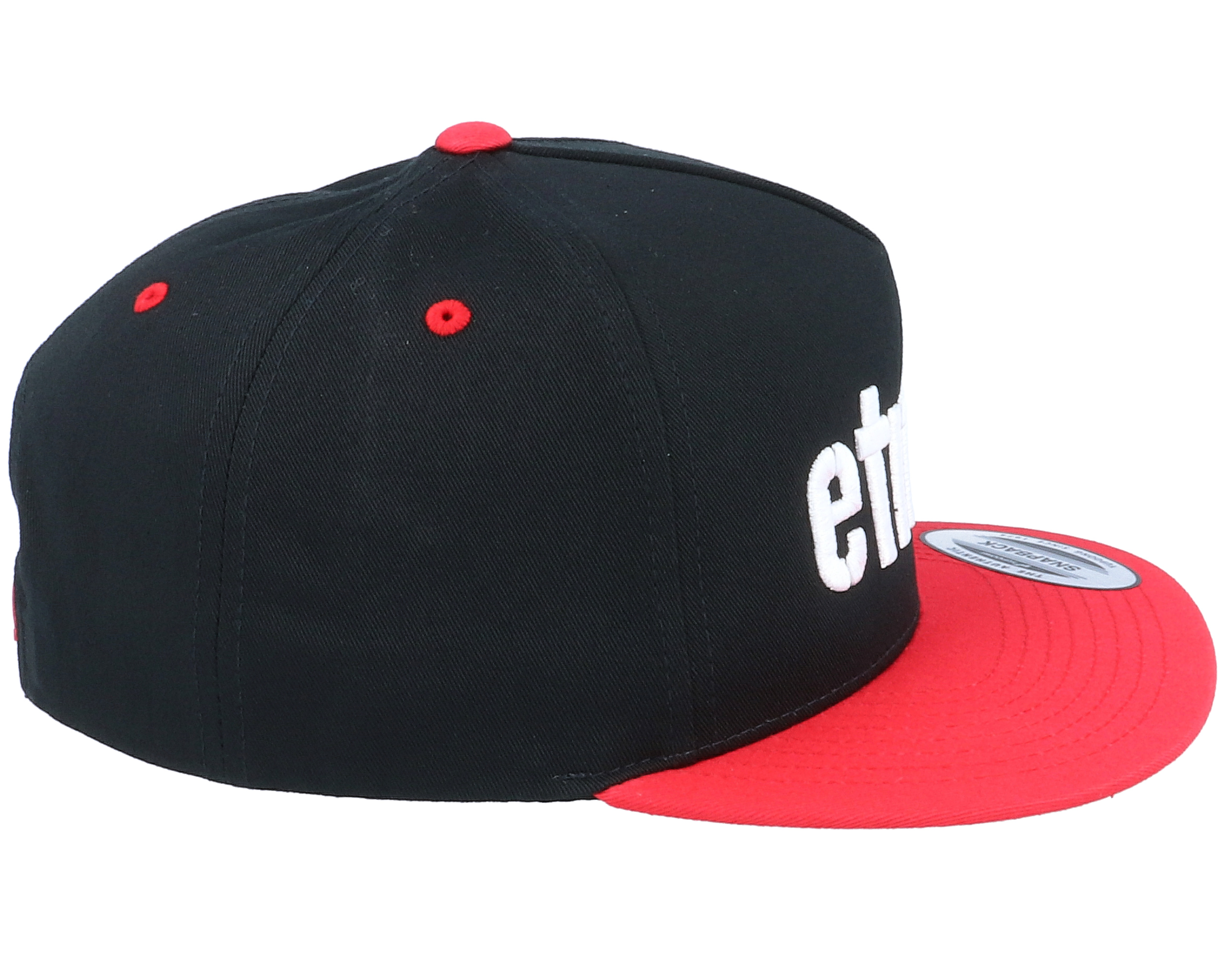 Corp Black/Red Snapback - Etnies caps - Hatstoreworld.com