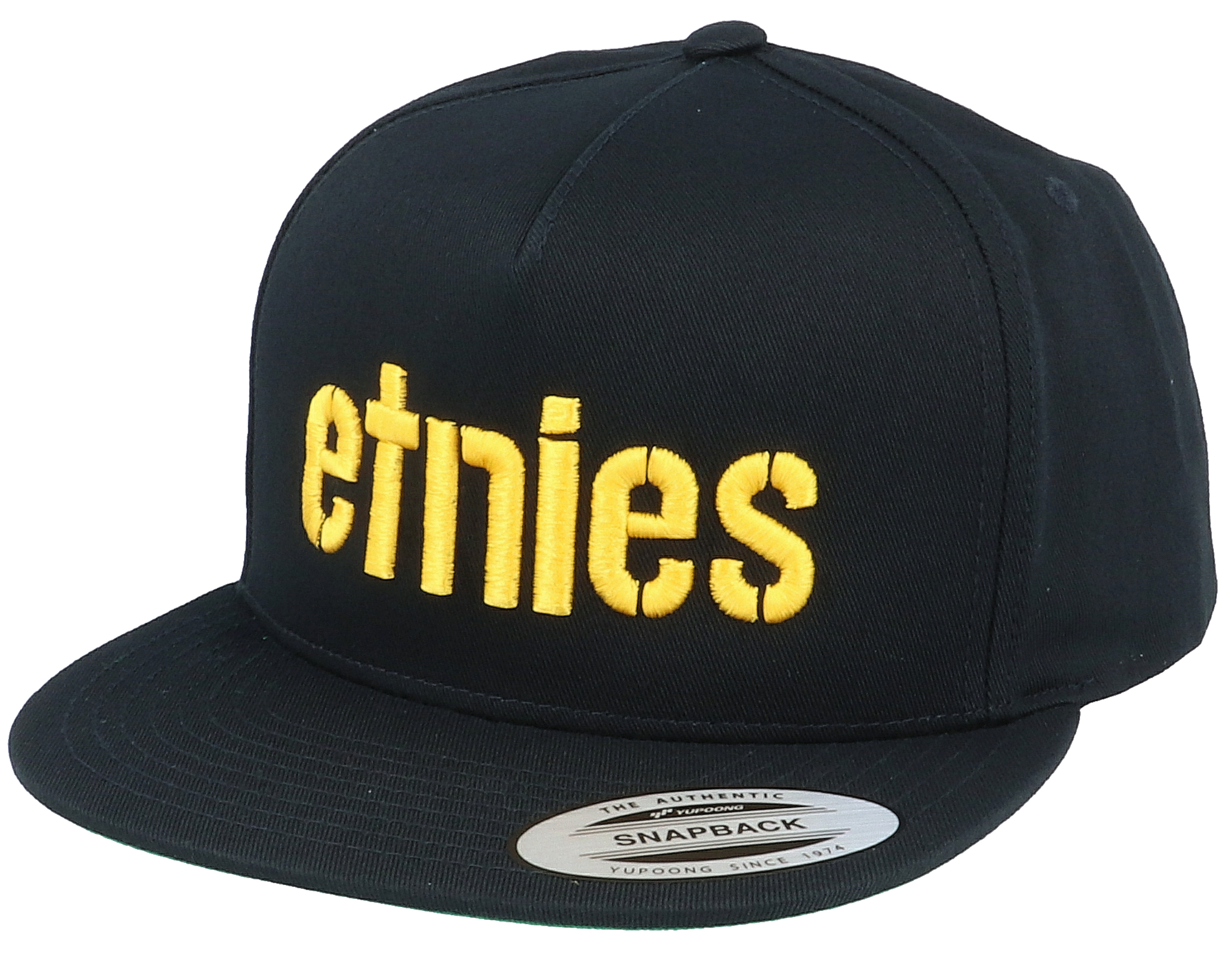 Corp Black/Yellow Snapback - Etnies caps - Hatstoreworld.com