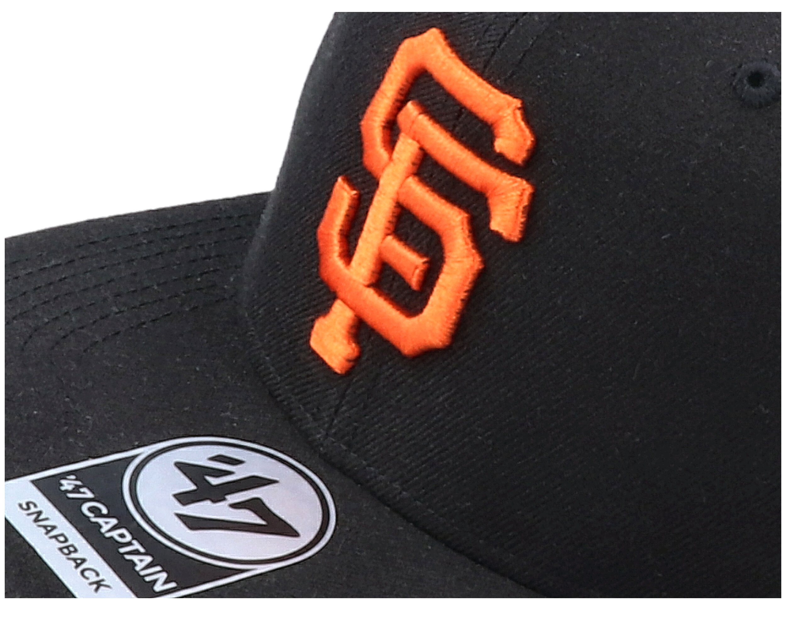 San Francisco Giants Captain No Shot Black/Orange Snapback - 47 Brand ...