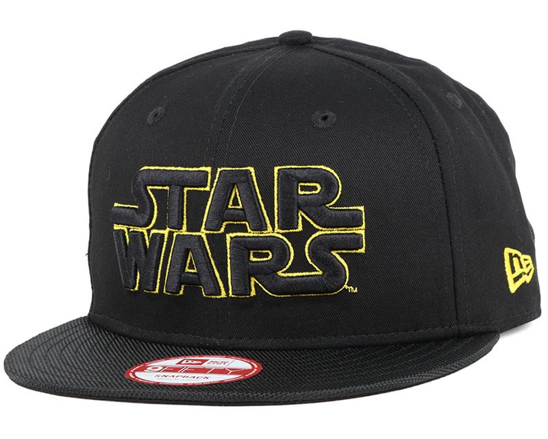Star Wars Word Black 9Fifty Snapback - New Era caps - Hatstoreworld.com