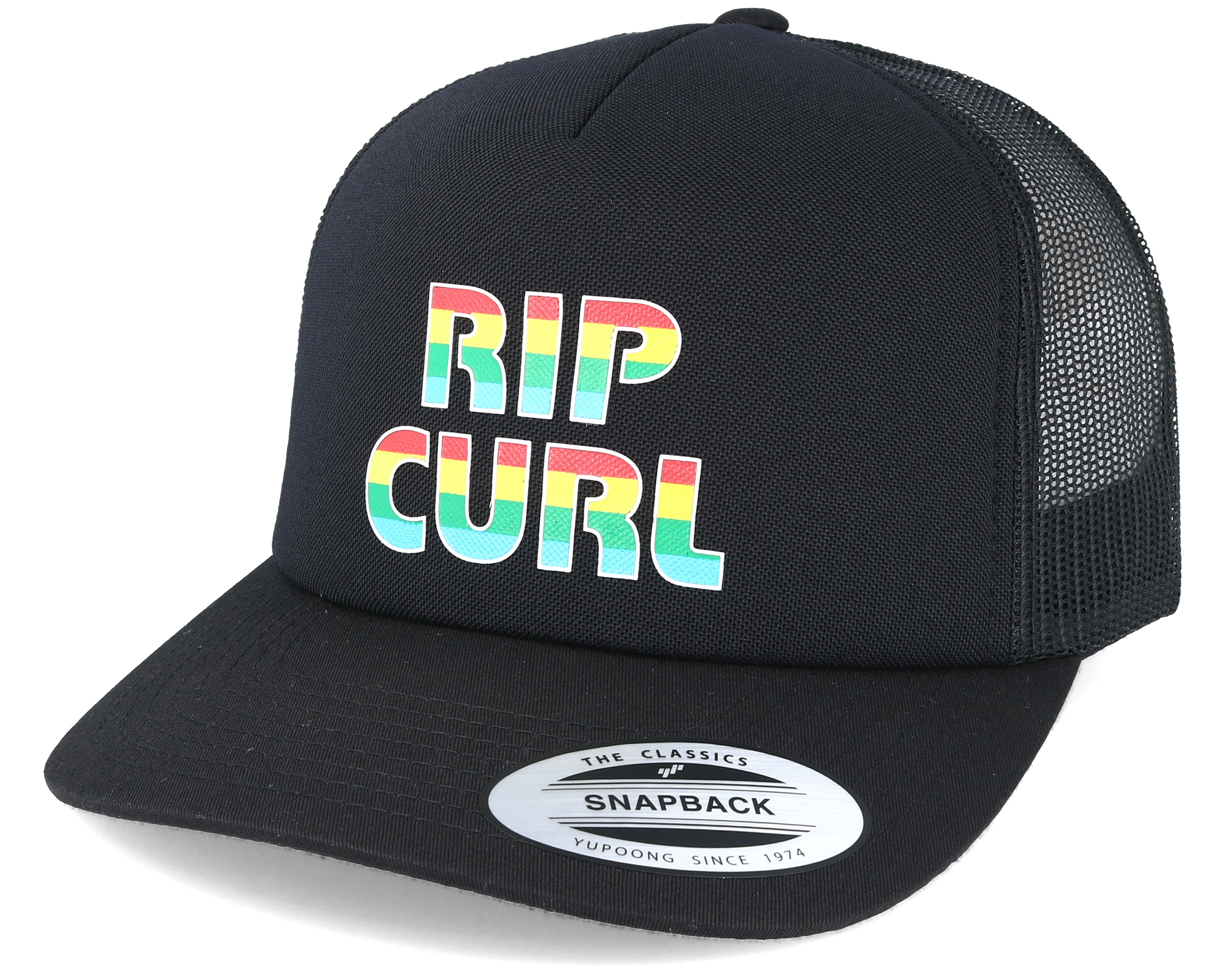 Big Mama Retro Trucker Black Adjustable - Rip Curl caps - Hatstoreworld.com