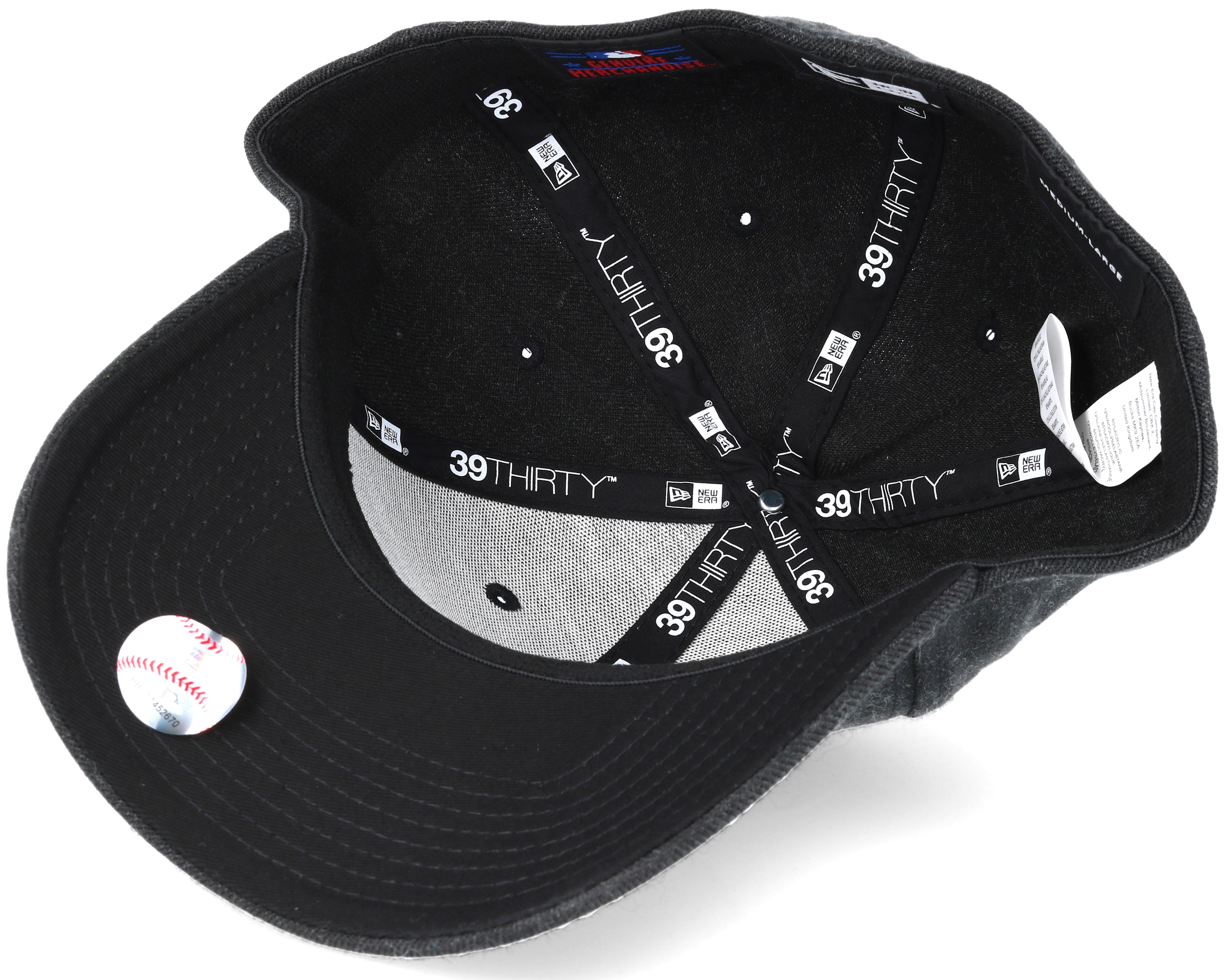 NY Yankees Heather Black 39thirty Flexfit - New Era caps ...