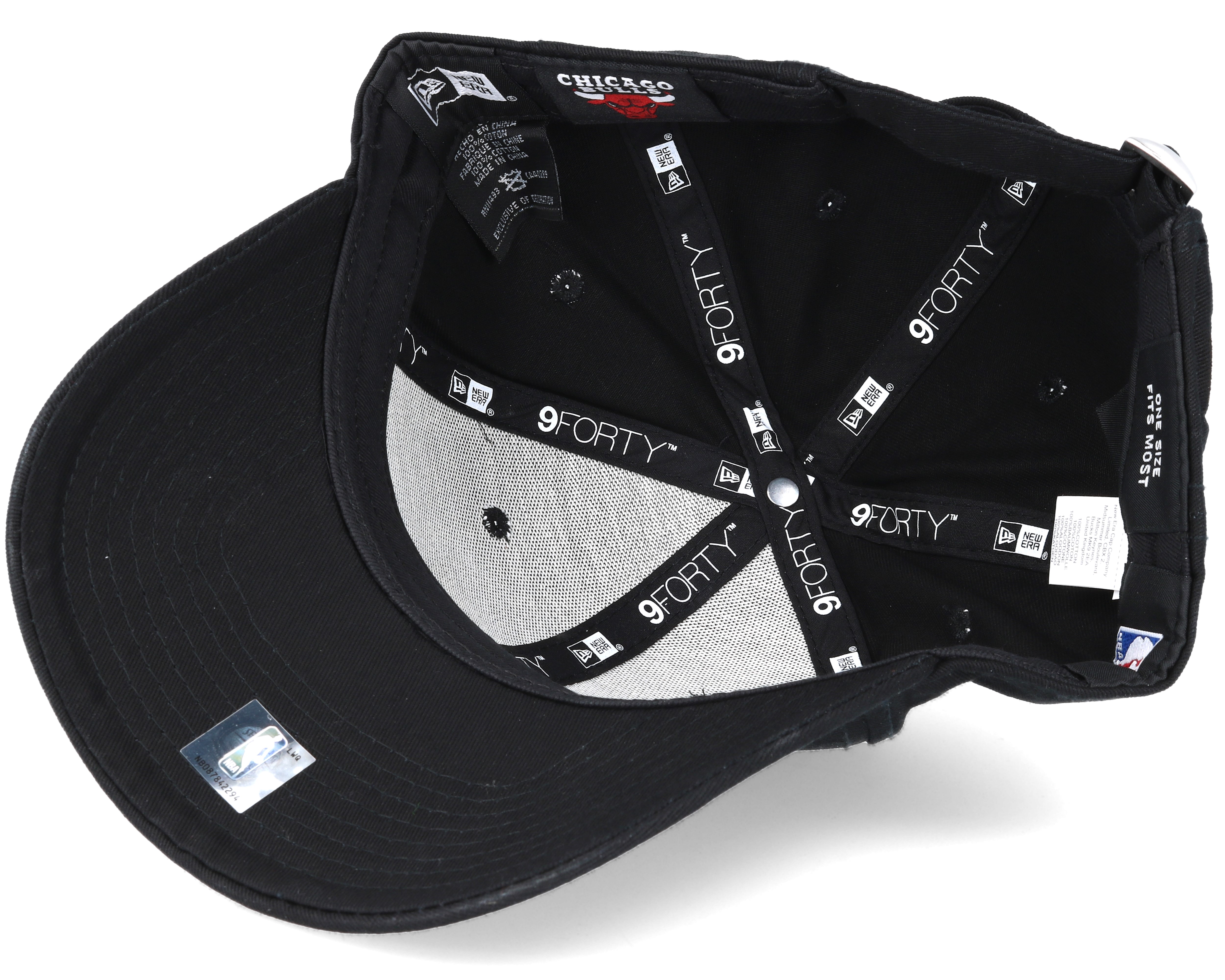 Chicago Bulls NBA Black 9forty Adjustable - New Era caps ...