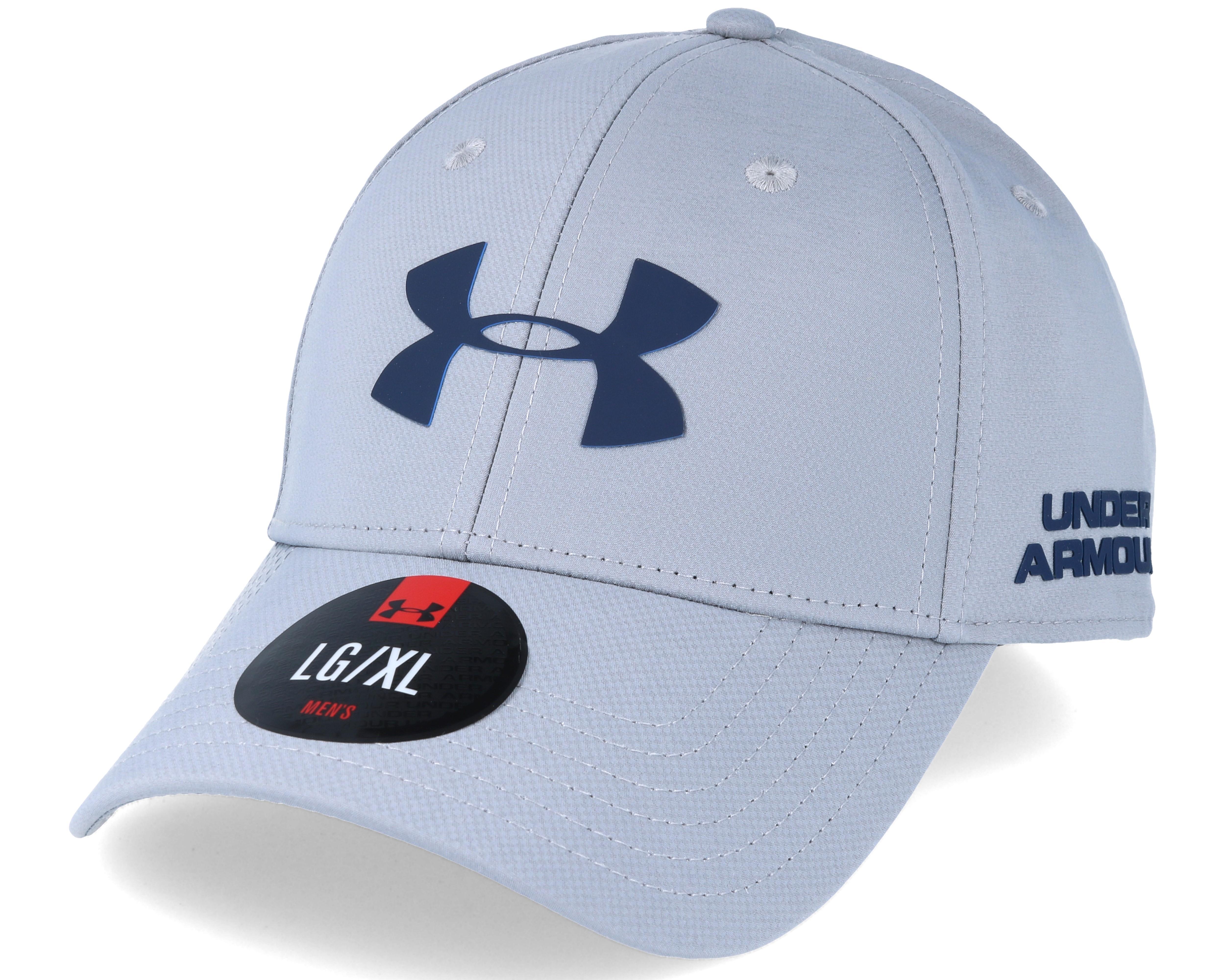 Golf Headline Steel Grey Flexfit - Under Armour caps - Hatstoreworld.com