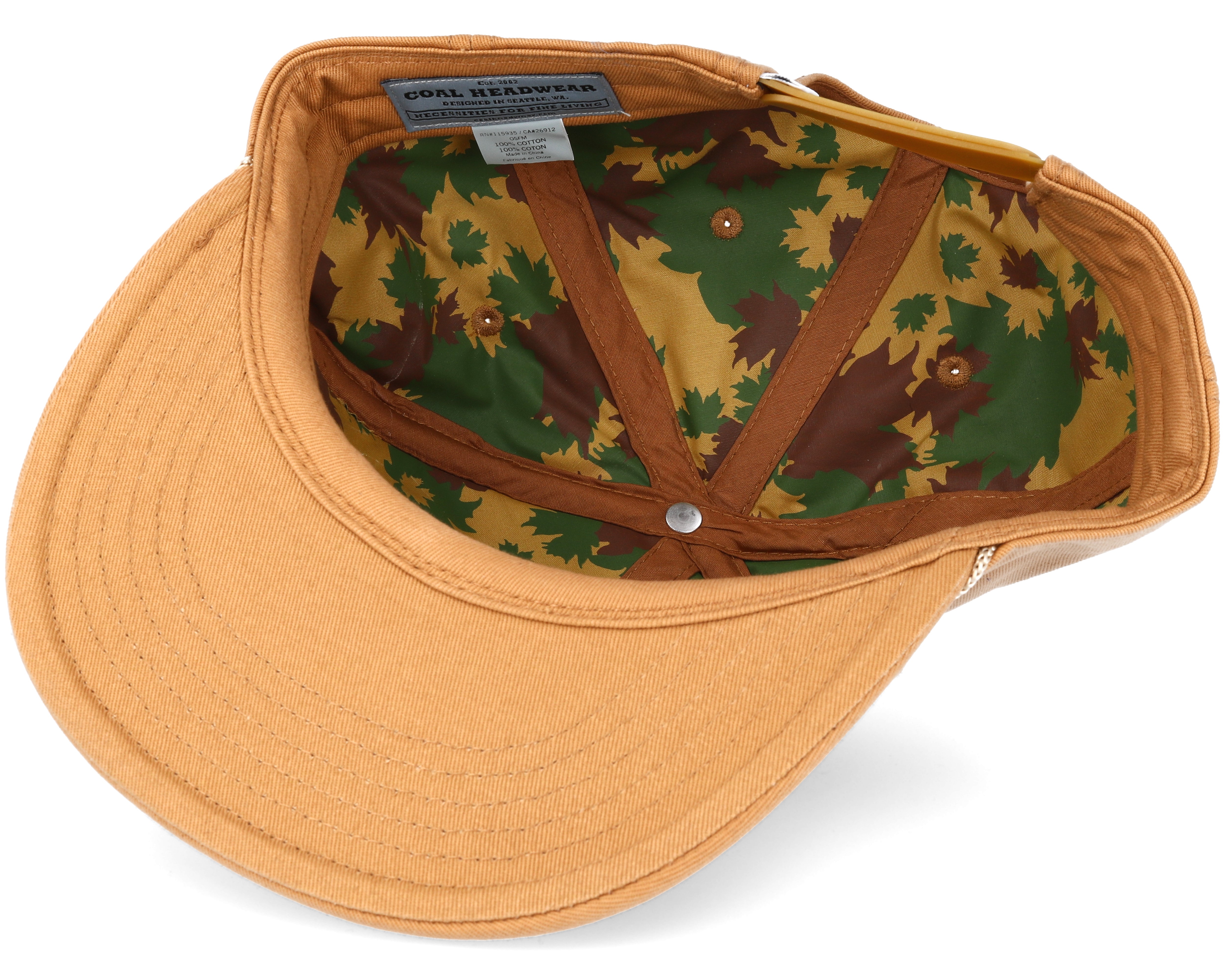 The Wilderness Sp. Lt Brown Snapback - Coal caps - Hatstoreworld.com