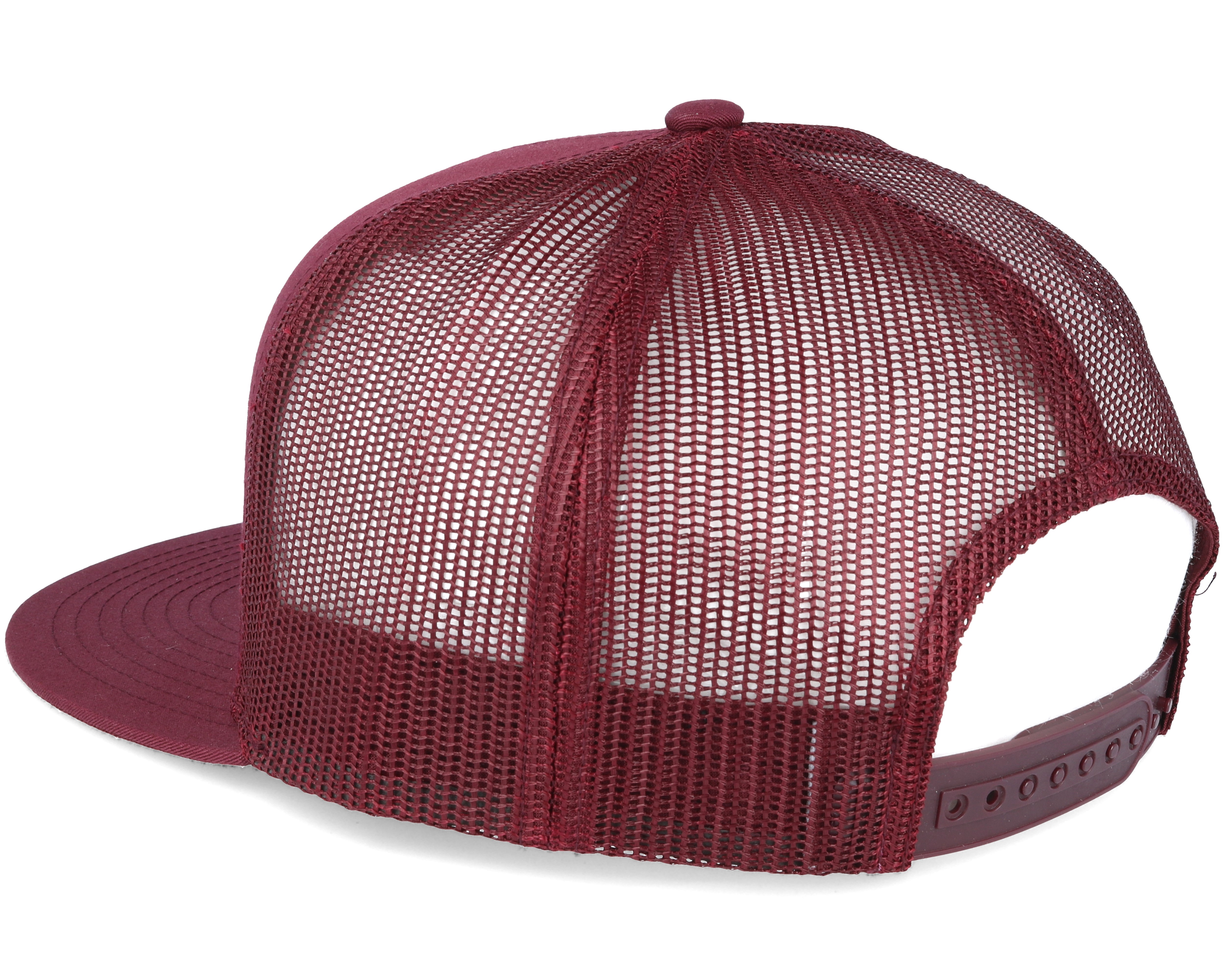 Wheeler Mesh Maroon Trucker Snapback - Brixton caps - Hatstoreworld.com