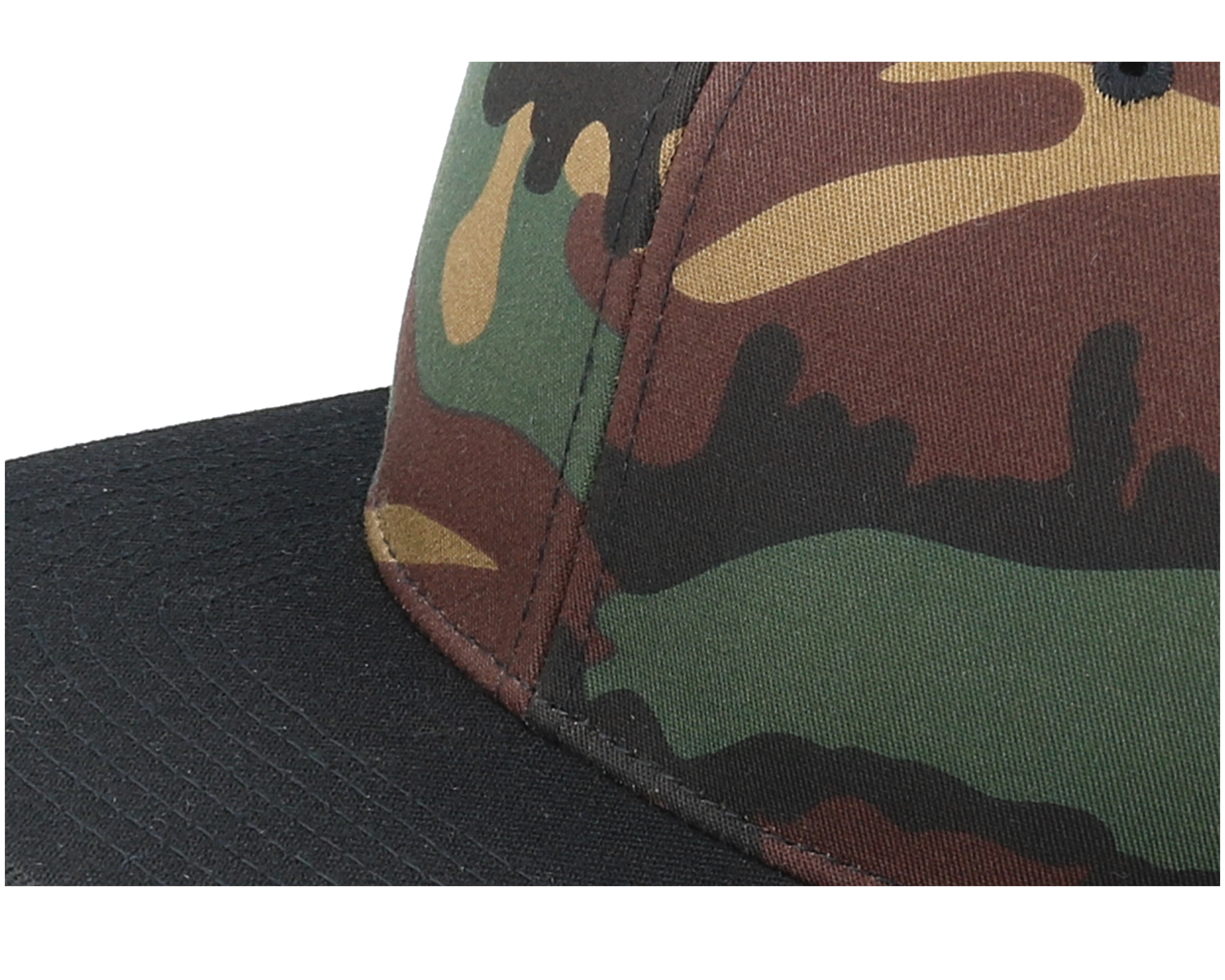 Camo/Black Snapback - Yupoong caps - Hatstoreworld.com