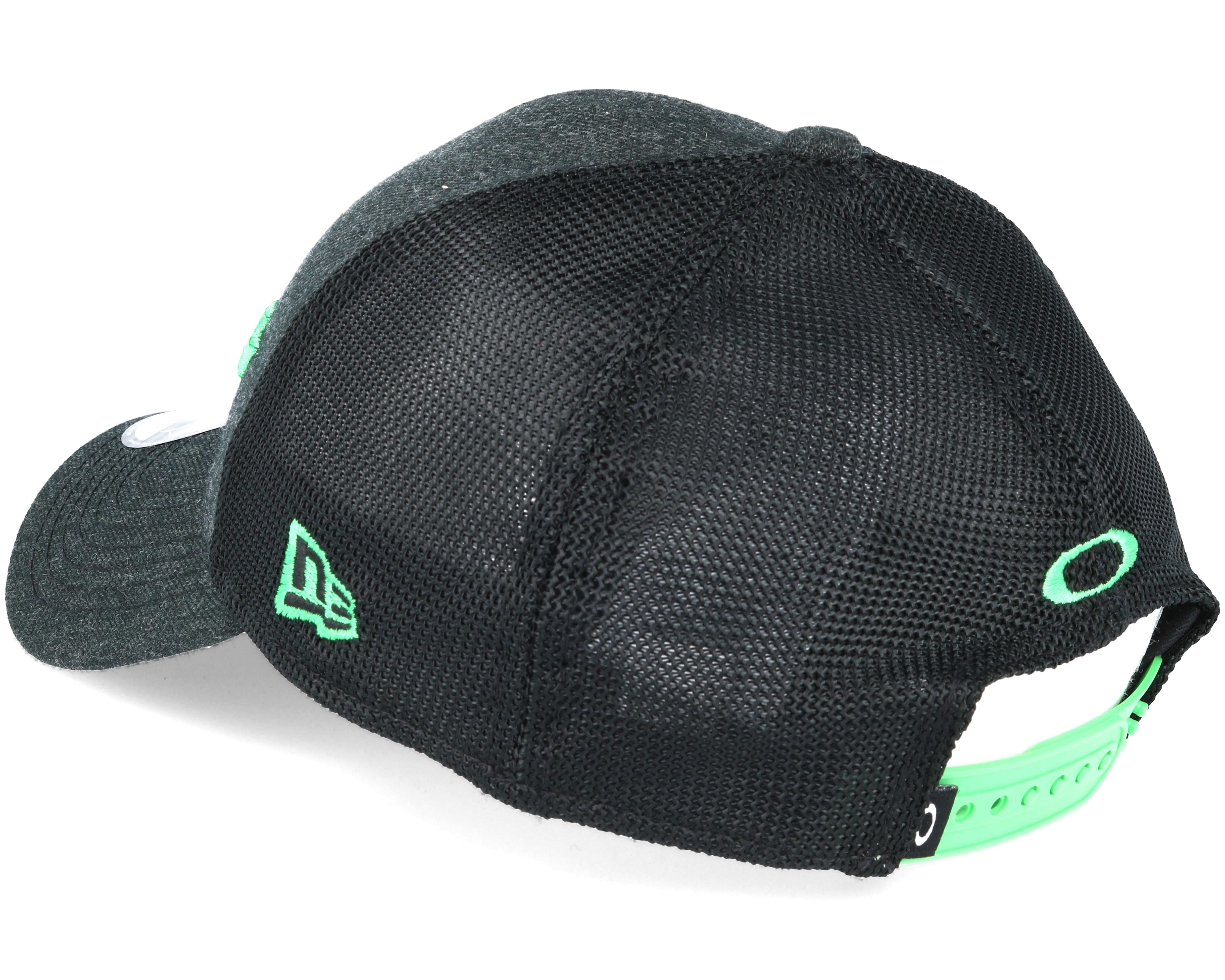 Heather New Era Black/Green Adjustbale - Oakley caps - Hatstoreworld.com