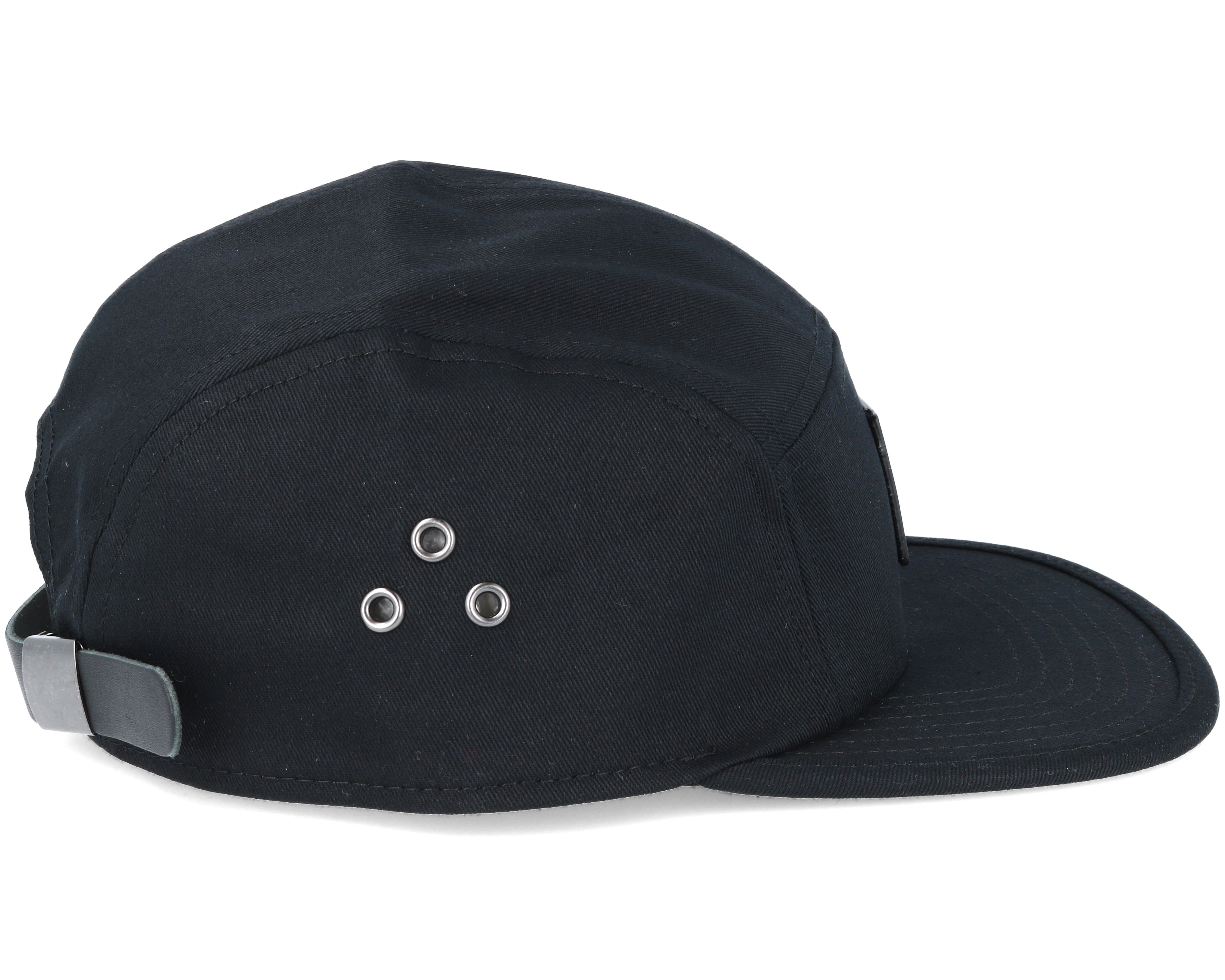Latch 5 Panel Black Adjustable - Oakley caps - Hatstoreworld.com