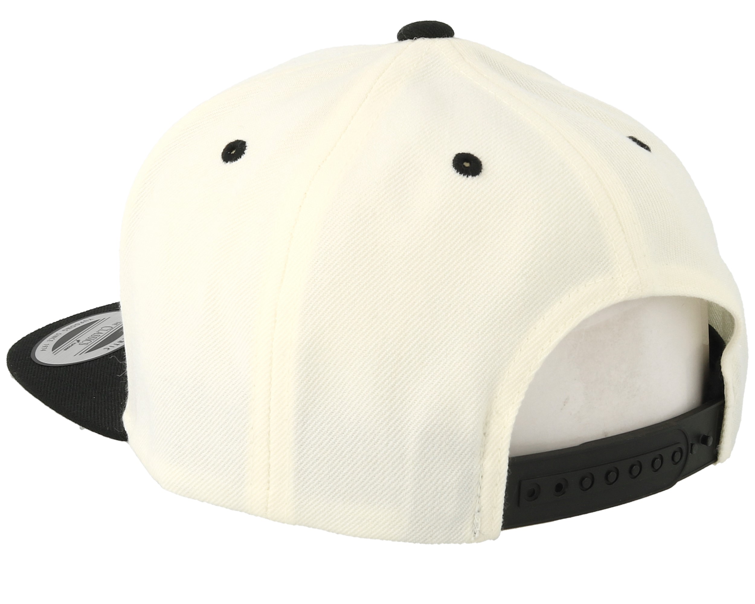 Kids Youth Natural/Black Snapback - Yupoong caps - Hatstoreworld.com