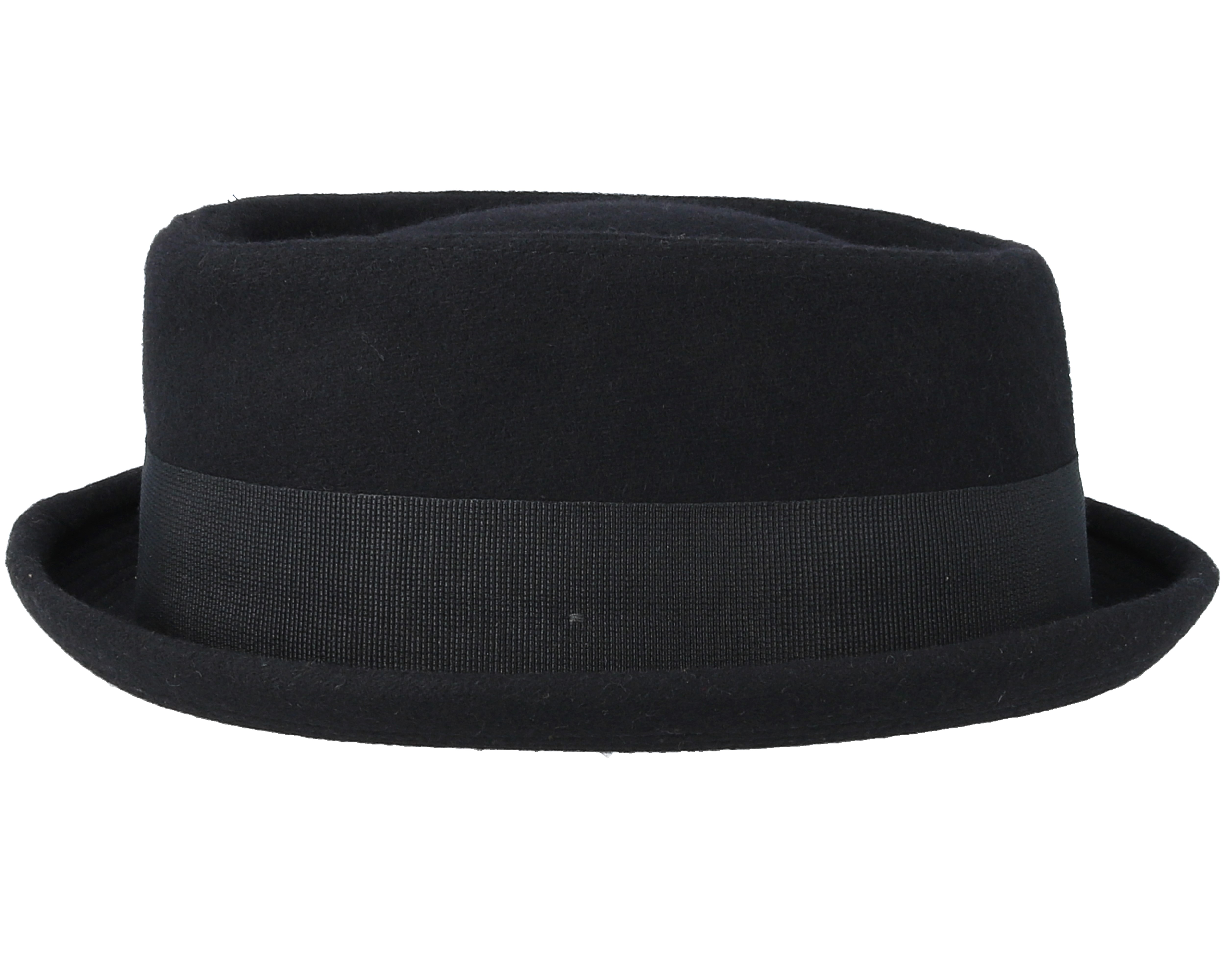 Popeye 2 Wool Mix Black Pork Pie - MJM Hats hats - Hatstoreworld.com