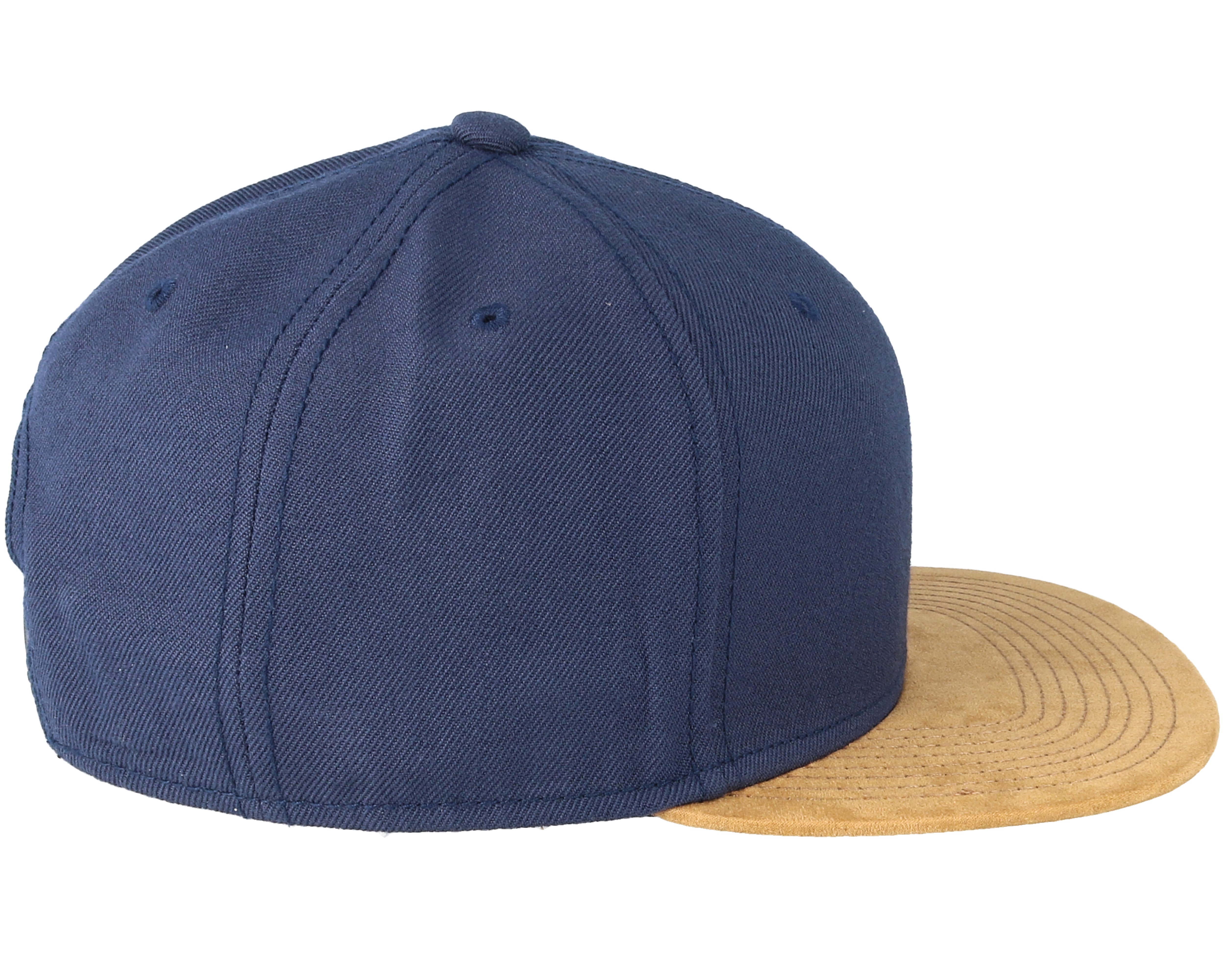 Blank Suede Navy Snapback - Equip caps - Hatstoreworld.com
