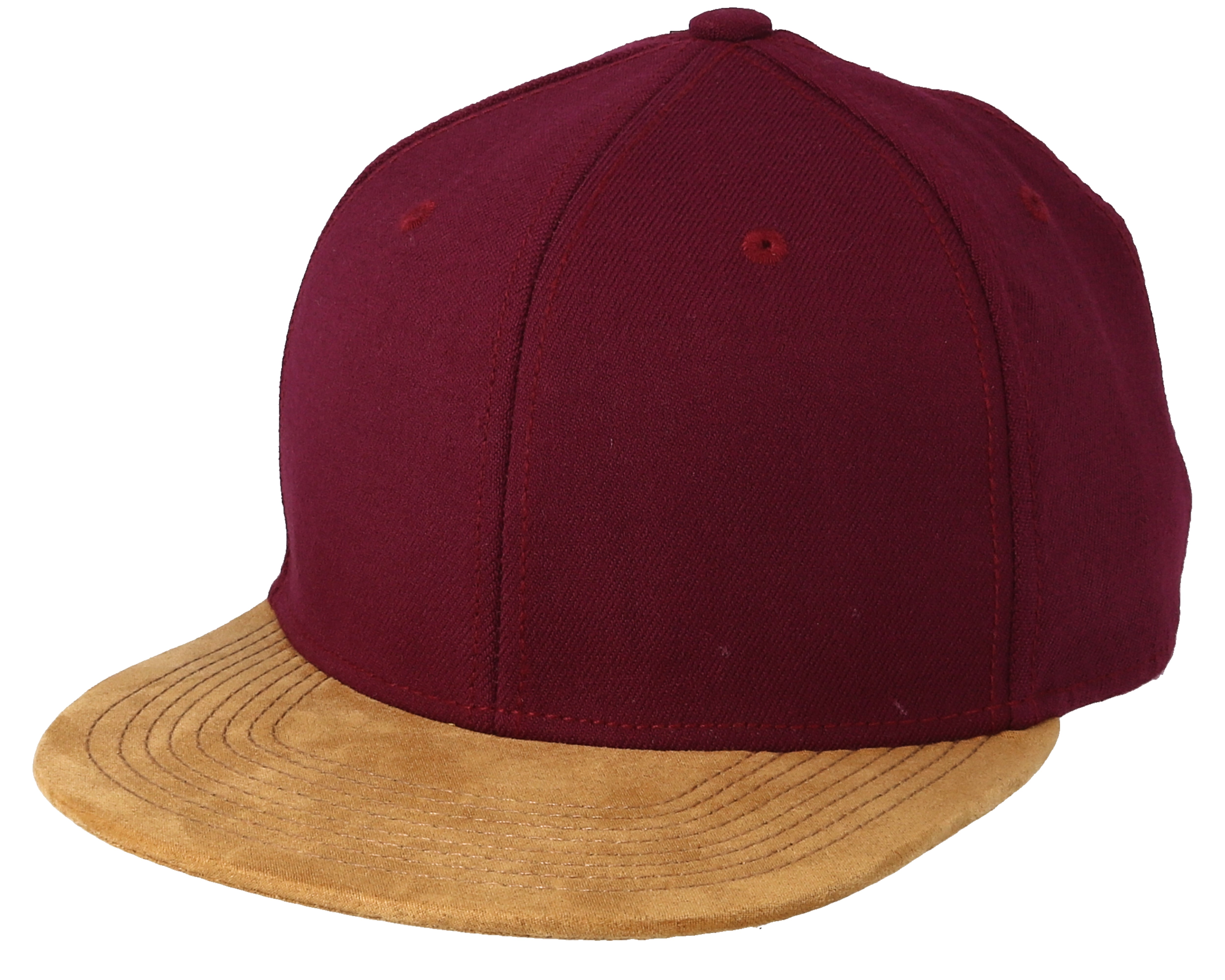 Blank Suede Maroon Snapback - Equip caps - Hatstoreworld.com