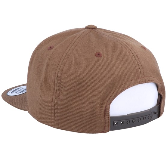 Logo Light Brown Snapback - Bearded Man caps - Hatstoreworld.com