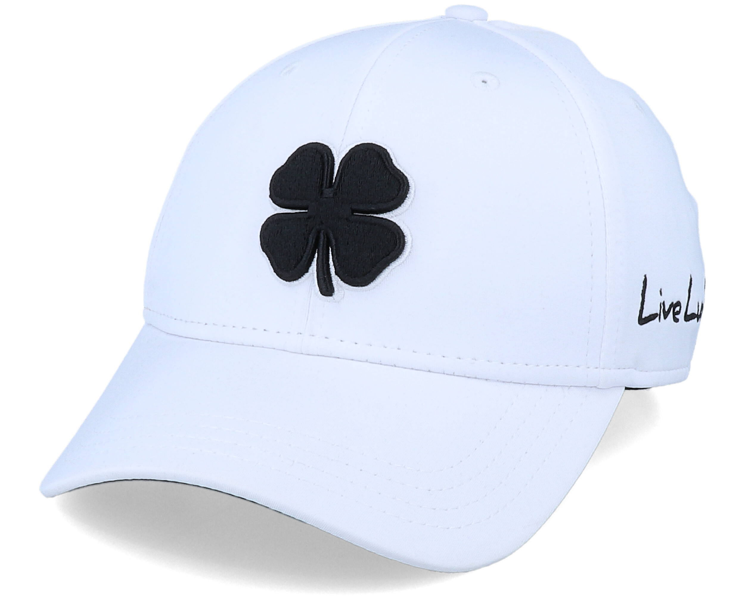 Premium Clover #1 White/Black Flexfit - Black Clover caps ...