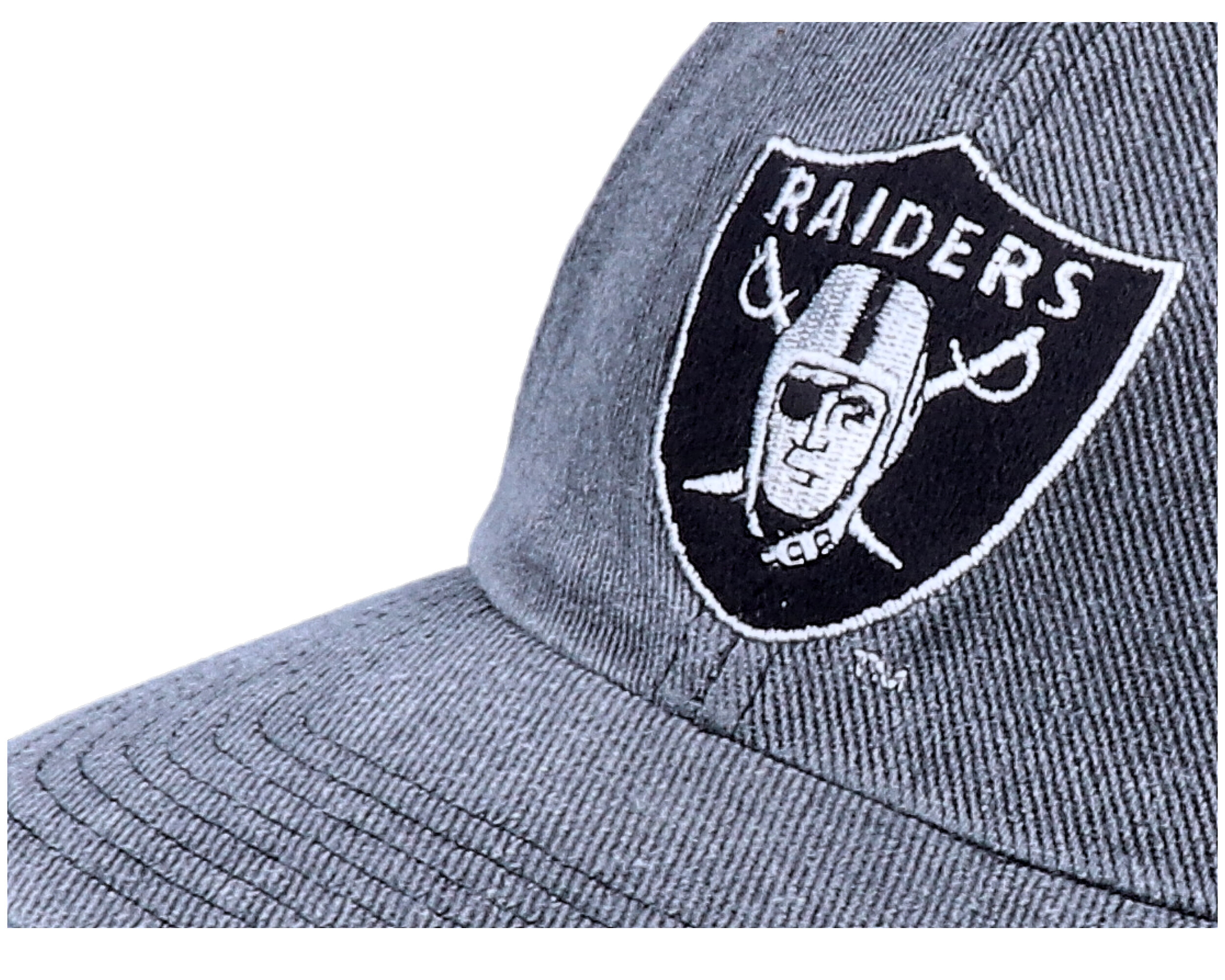 Las Vegas Raiders Washed Old School NFL Vintage Black Dad Cap - Twins ...