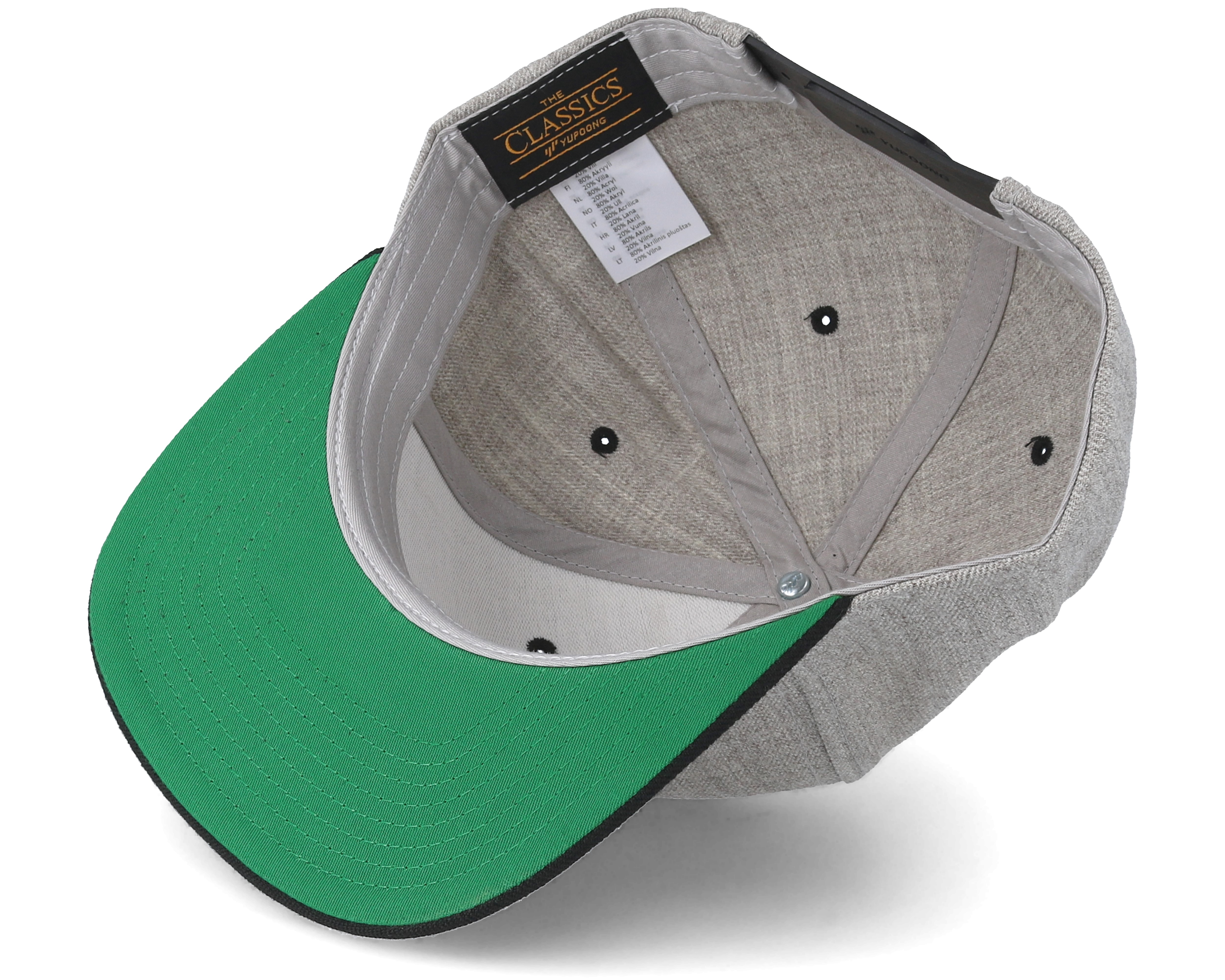 MC Skull Patch Grey/Black Snapback - Born To Ride caps - Hatstoreworld.com