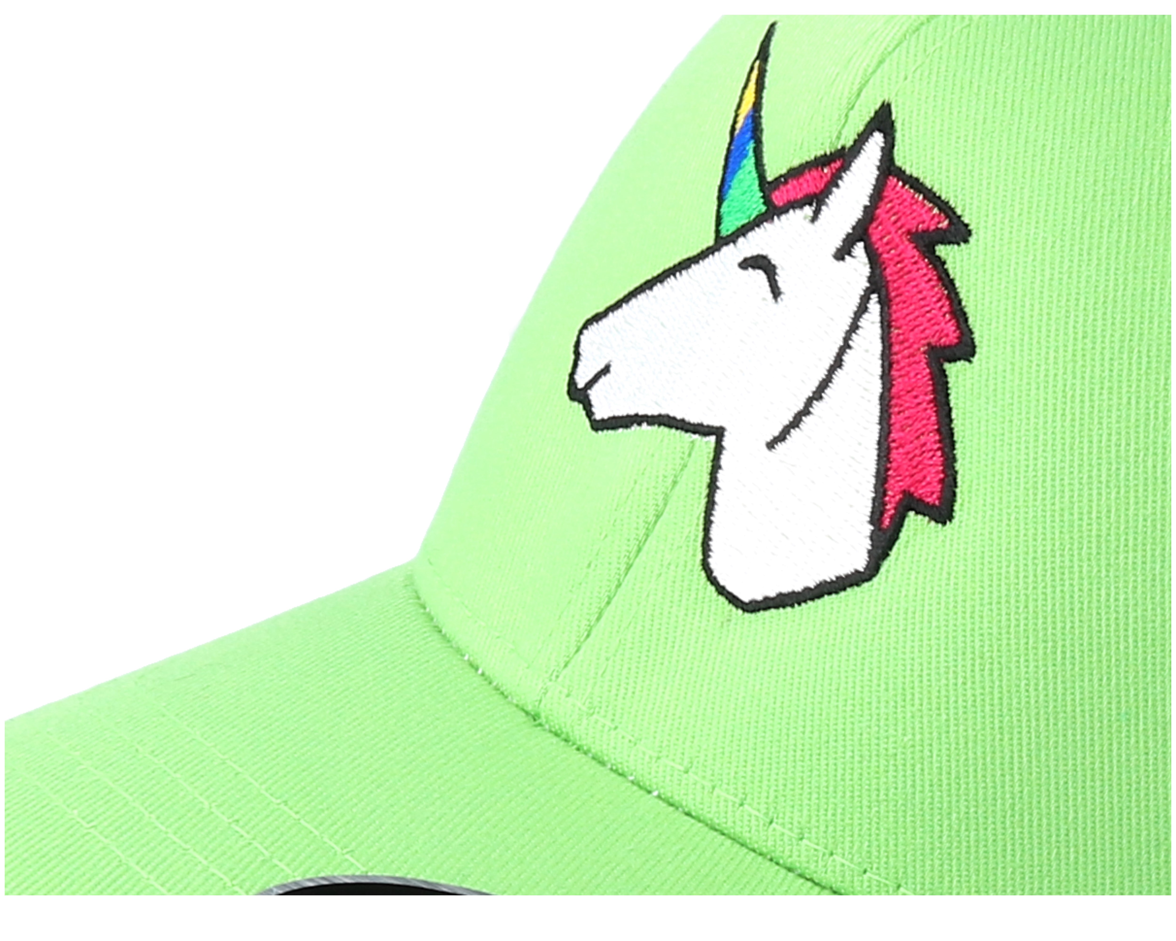 Kids Unicorn Lime Green Flexfit - Unicorns caps - Hatstoreworld.com