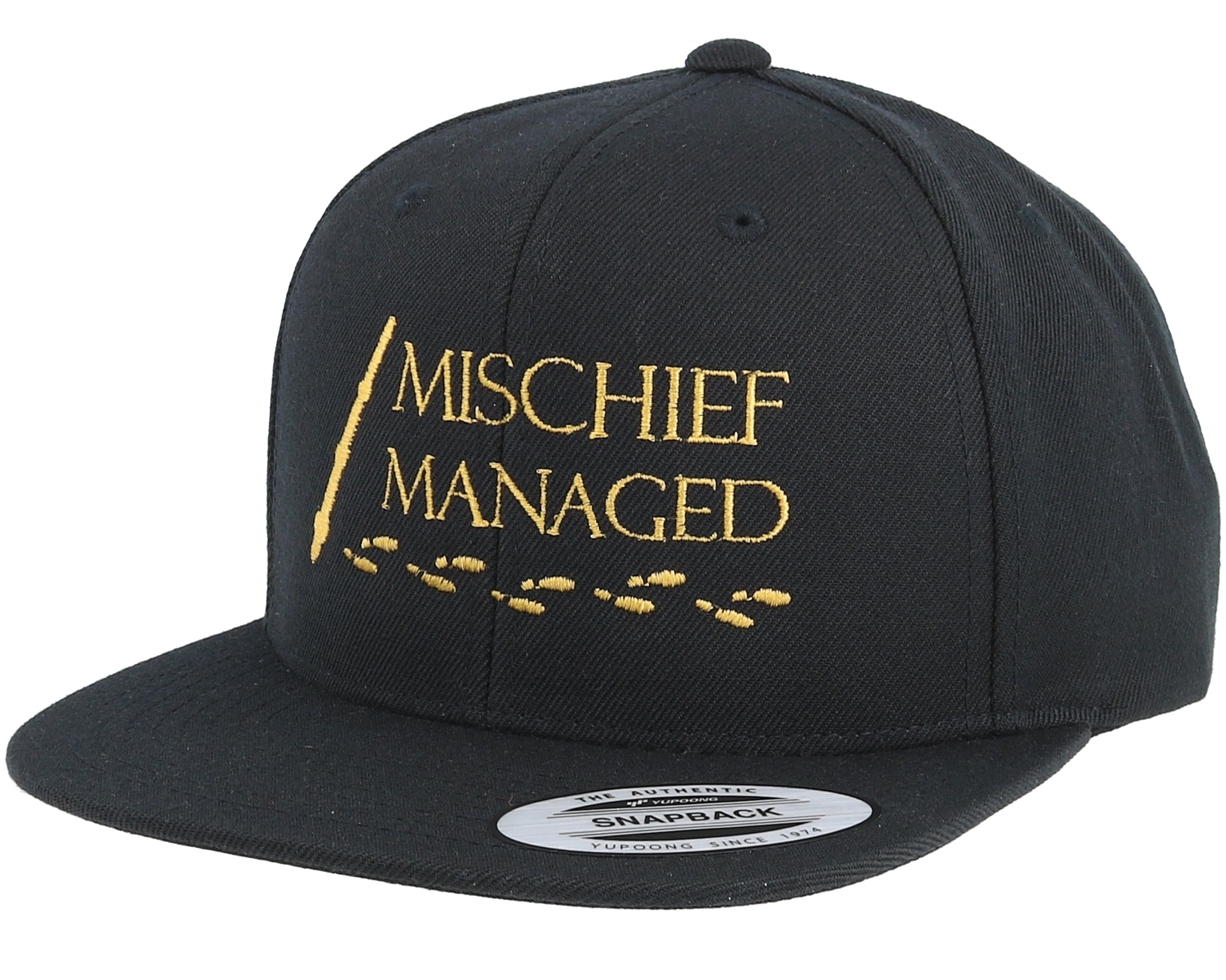 Mischief Managed Black Snapback - Scenes caps - Hatstoreworld.com