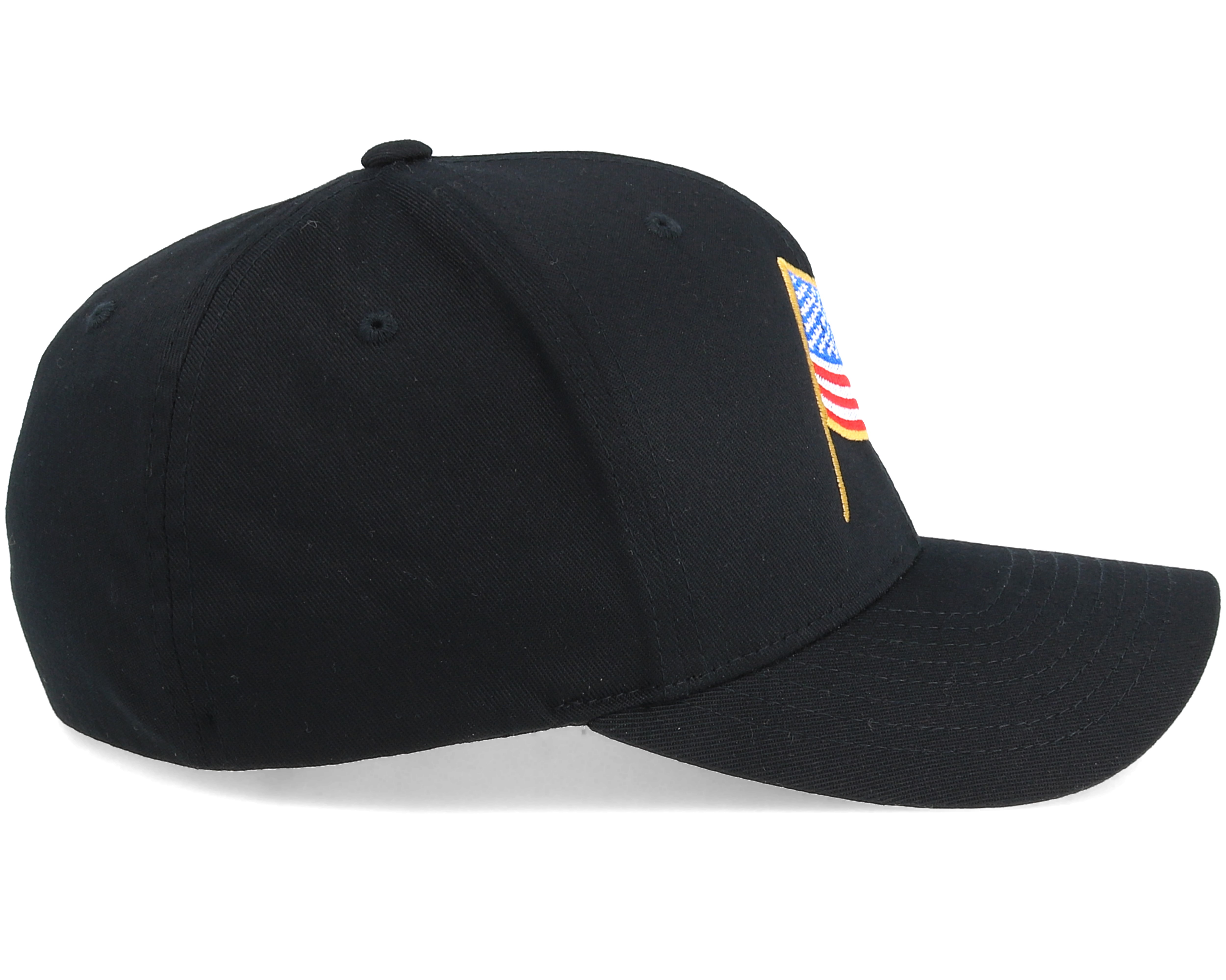 Stars And Stripes USA Black Flexfit - Iconic caps - Hatstore.no
