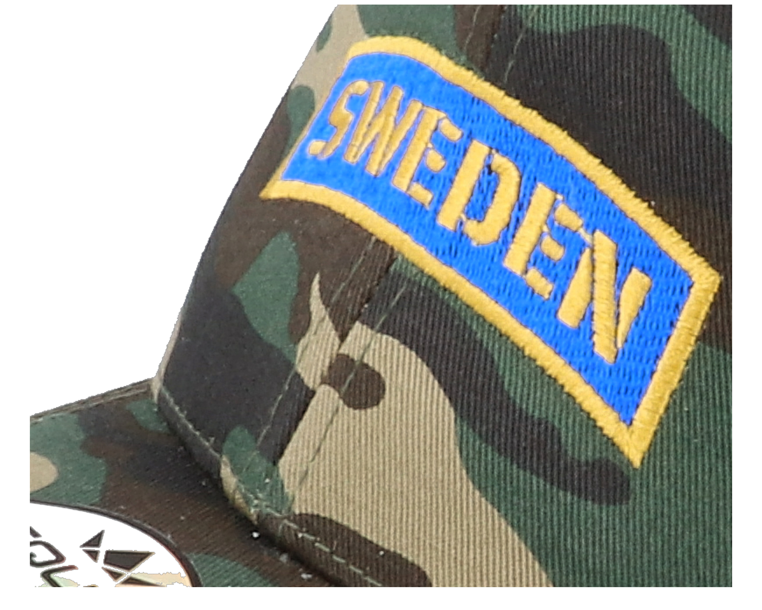Sweden Badge Camo Adjustable - Army Head caps - Hatstoreworld.com