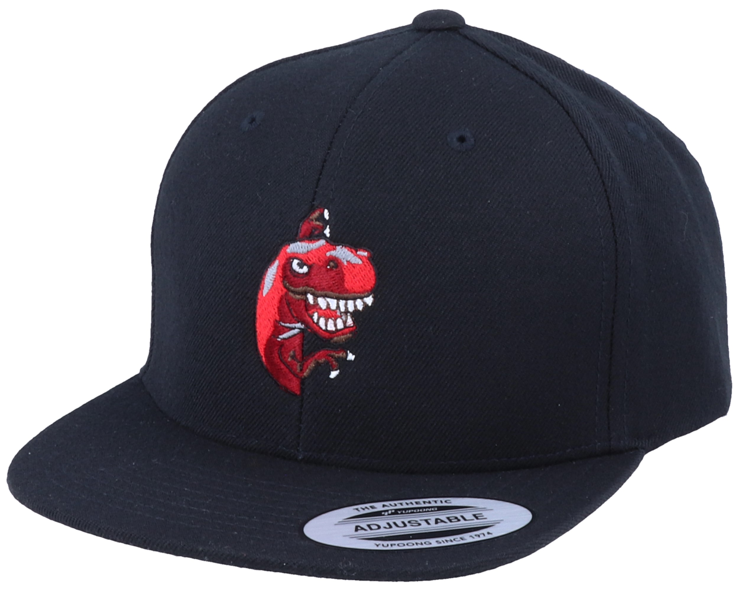 Kids Peeping Dino T-rex Black Snapback - Kiddo Cap caps - Hatstoreworld.com