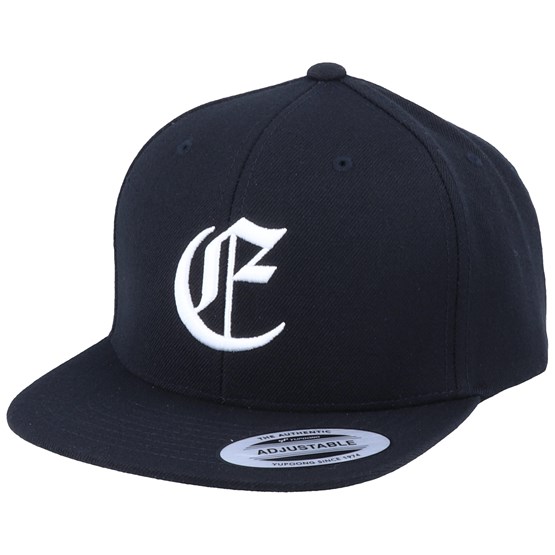Kids E Letter 3D Black Snapback - Kiddo Cap caps - Hatstoreworld.com