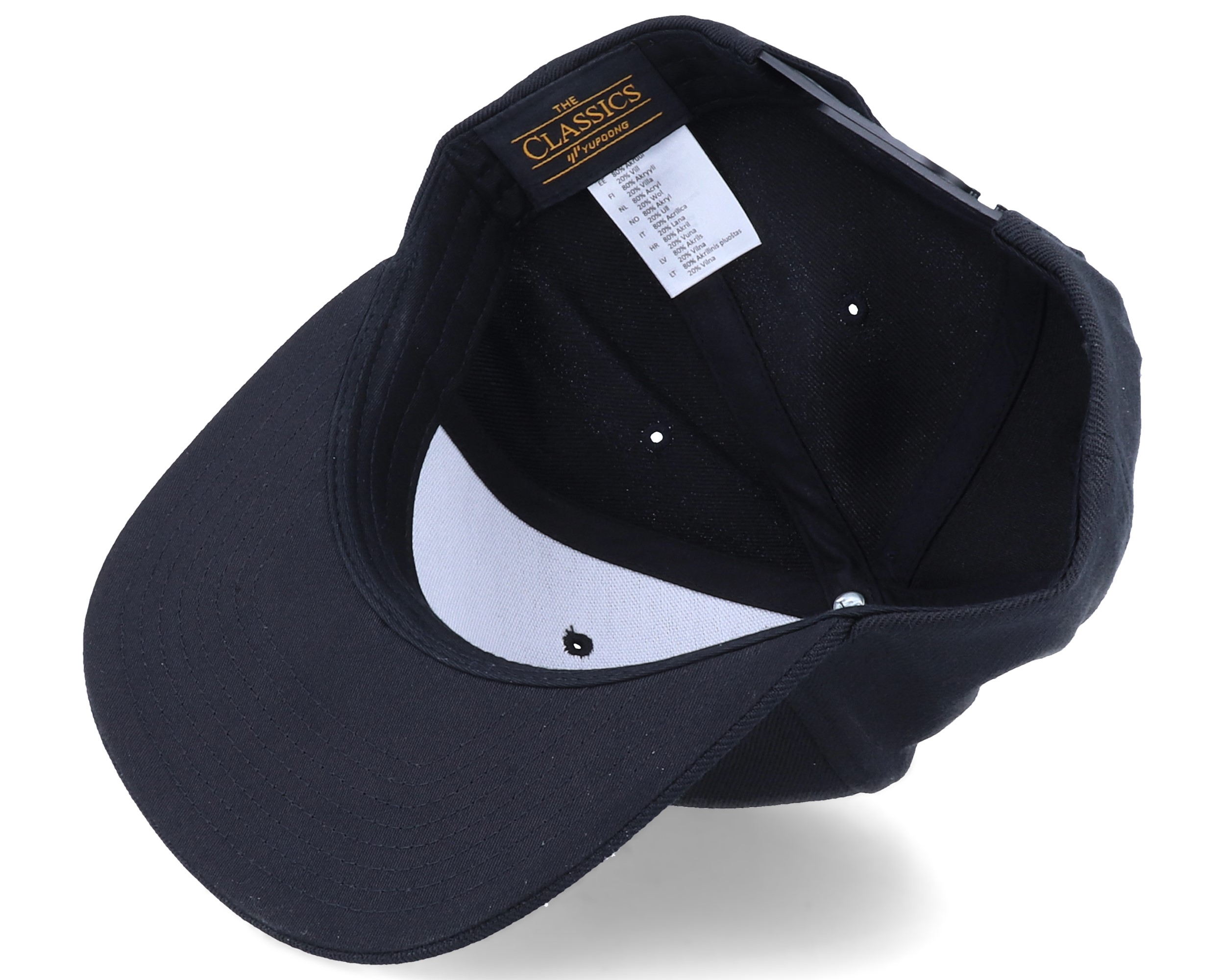 M Letter 3D Black Snapback - Iconic caps - Hatstoreworld.com