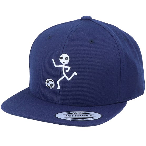 Kids Sticky Football Navy Snapback - Kiddo Cap caps - Hatstoreworld.com