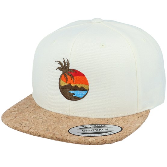 Aloha Sunset Natural/Cork Snapback - Iconic caps - Hatstoreworld.com