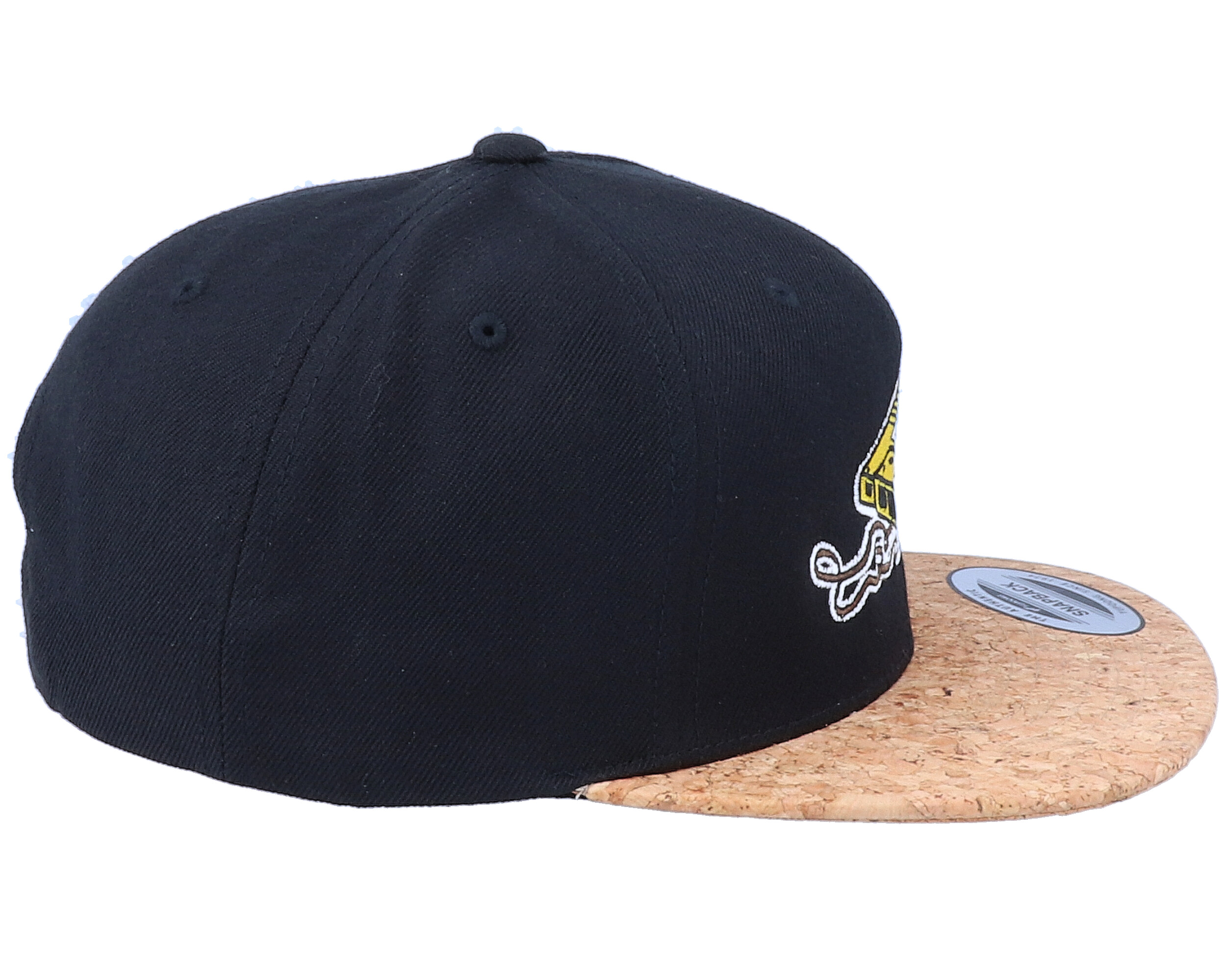 Retro Mix Tape Black/Cork Snapback - Iconic caps - Hatstoreworld.com