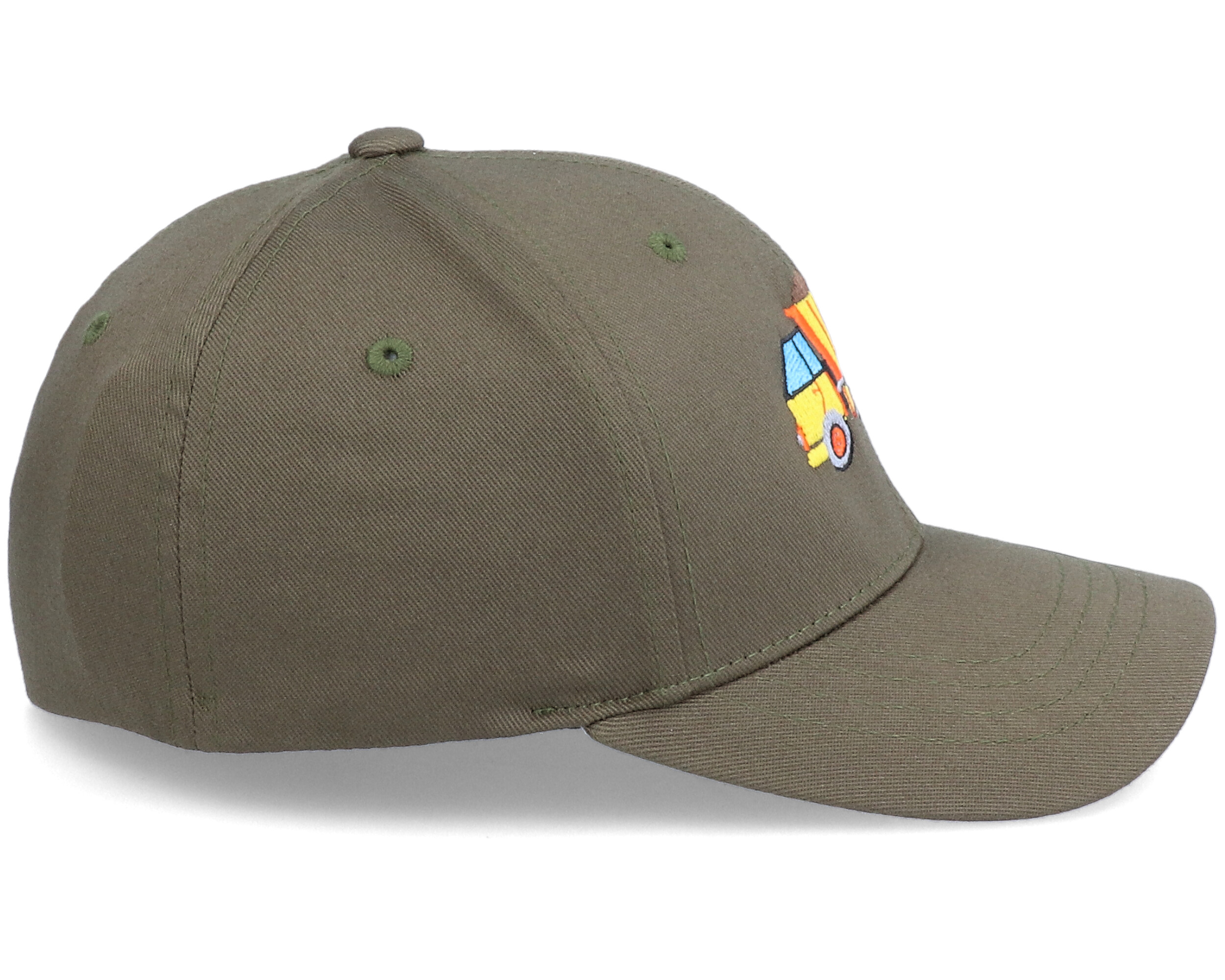 Kids Dump Truck Olive Flexfit - Kiddo Cap caps - Hatstoreworld.com